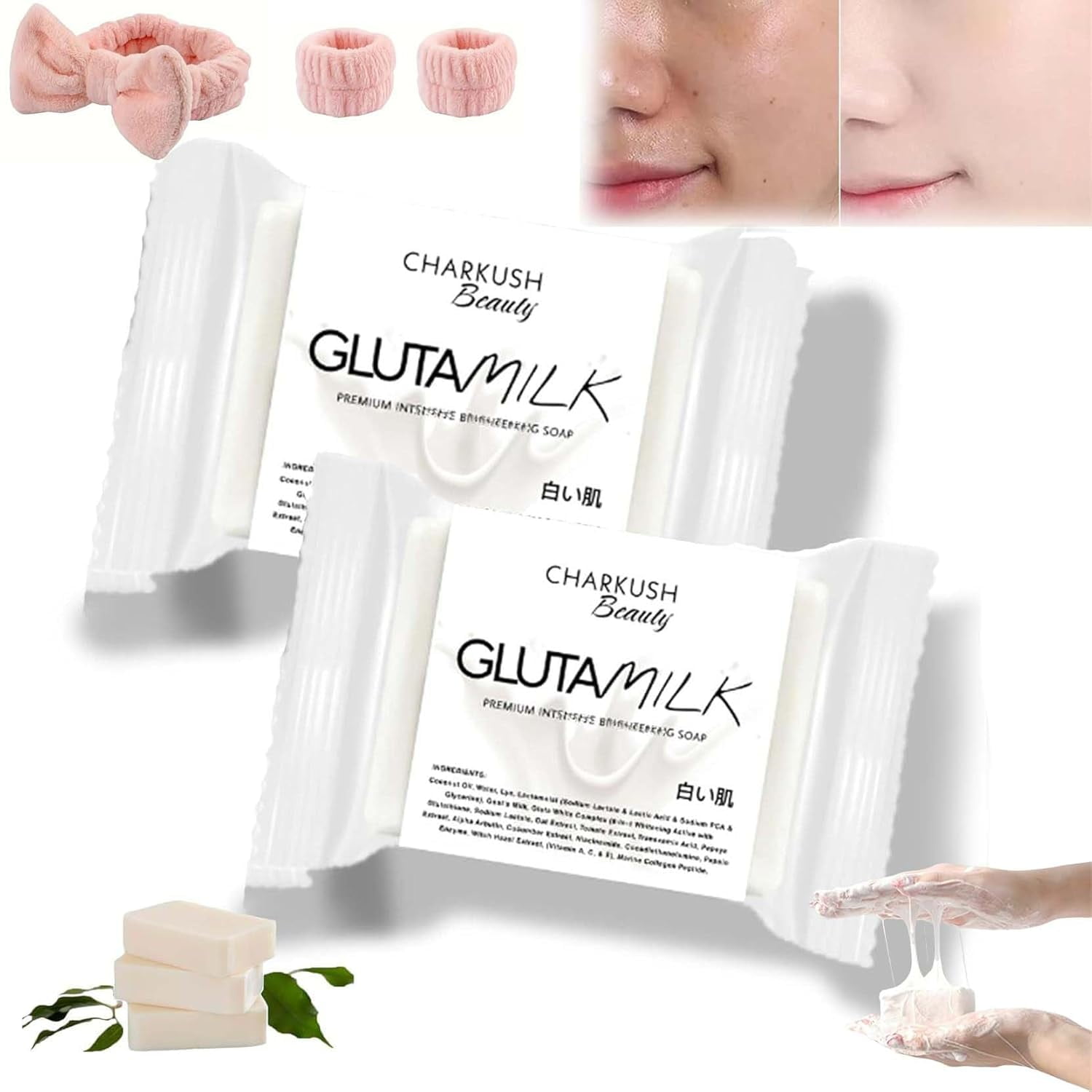 Gluta Milk Soap, Charkush Beauty Gluta Milk Soap, Glutamilk soap ...