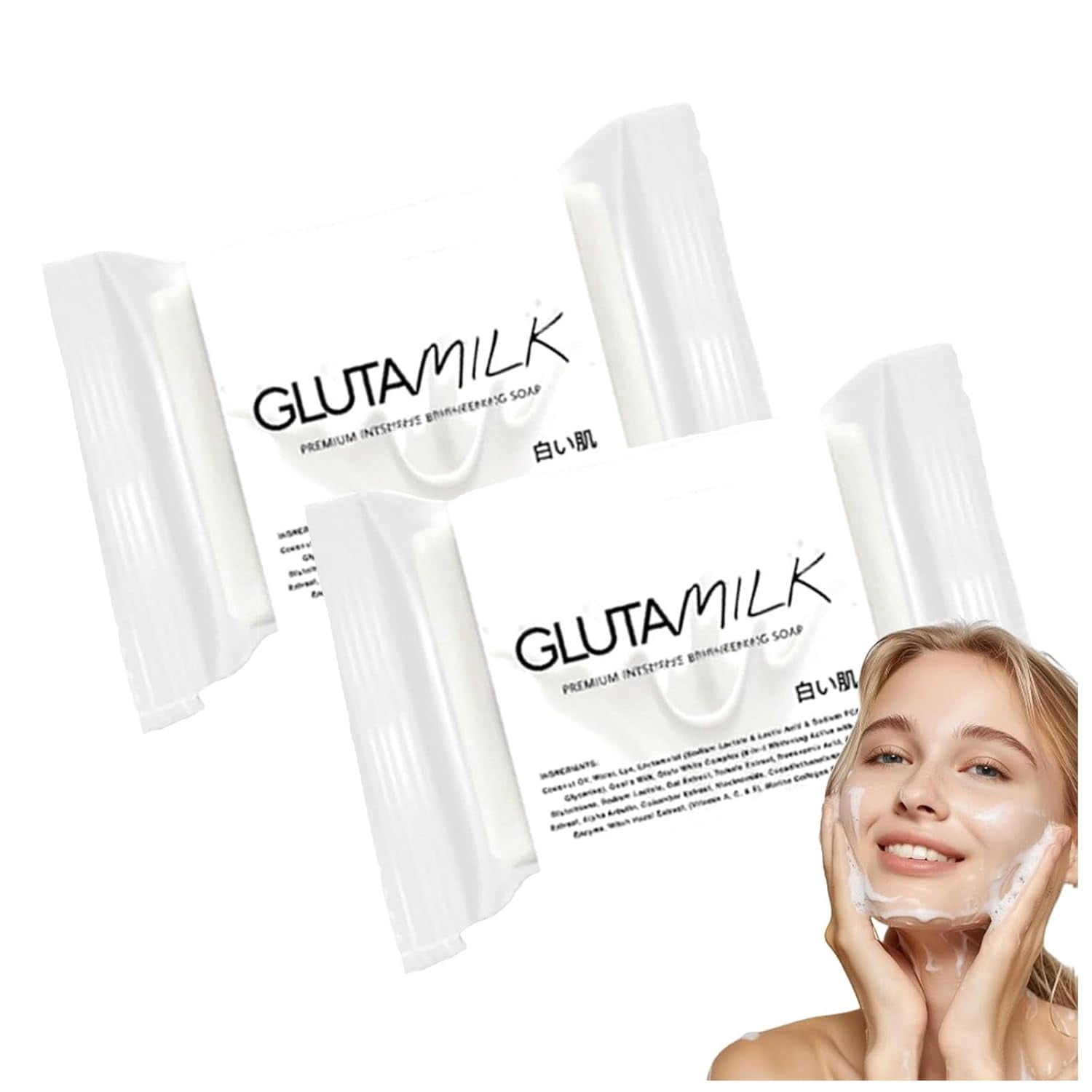 Gluta Milk Soap,Gluta Milk Bar Soap,Glutamilk Soap,Cow Milk Gluta Soap ...