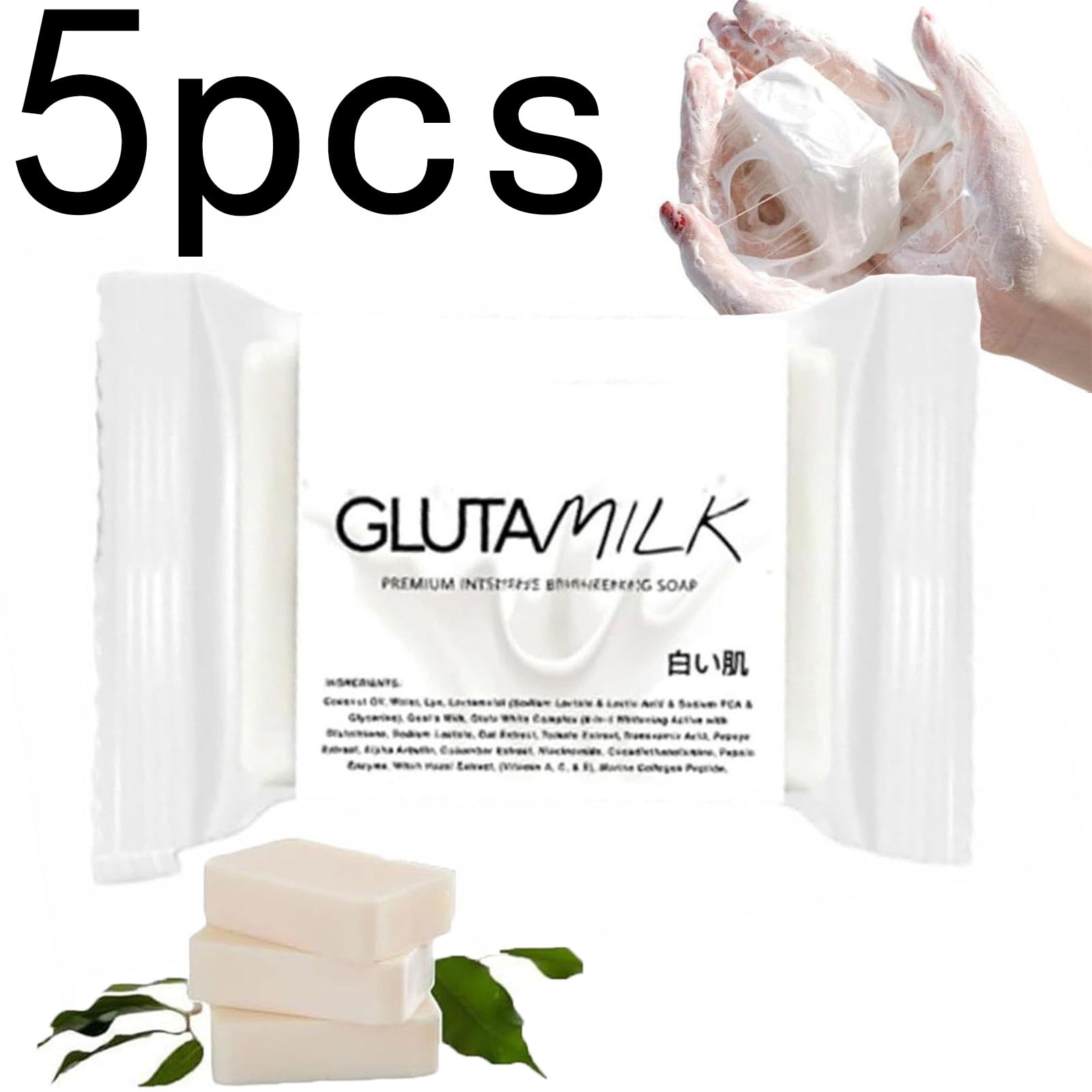 Gluta Milk Soap,Milk Soap,Milk Beauty,Beauty Gluta Milk Soap for Smooth ...