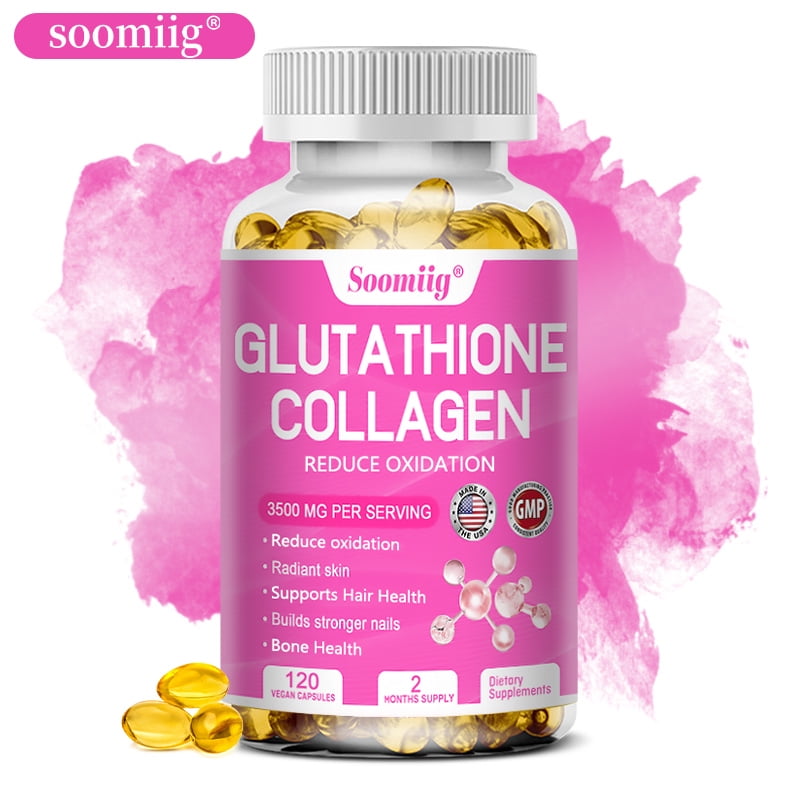 Glutathione Collagen, Contains Natural Antioxidant - Promotes Hair Skin ...