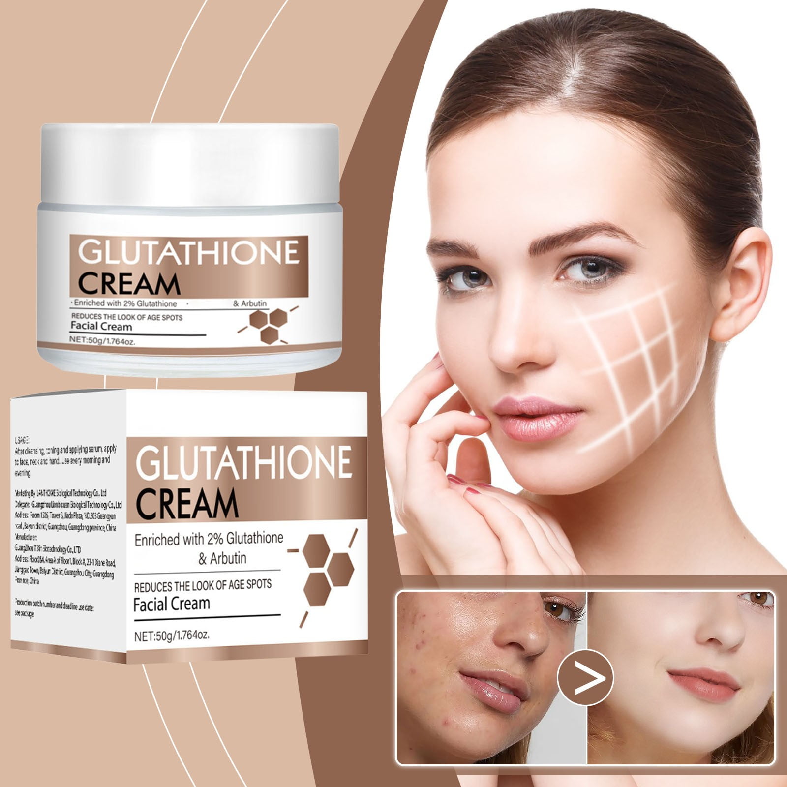 Glutathione Cream for Face Moisturizing | 24 Hour Hydration | Firming ...
