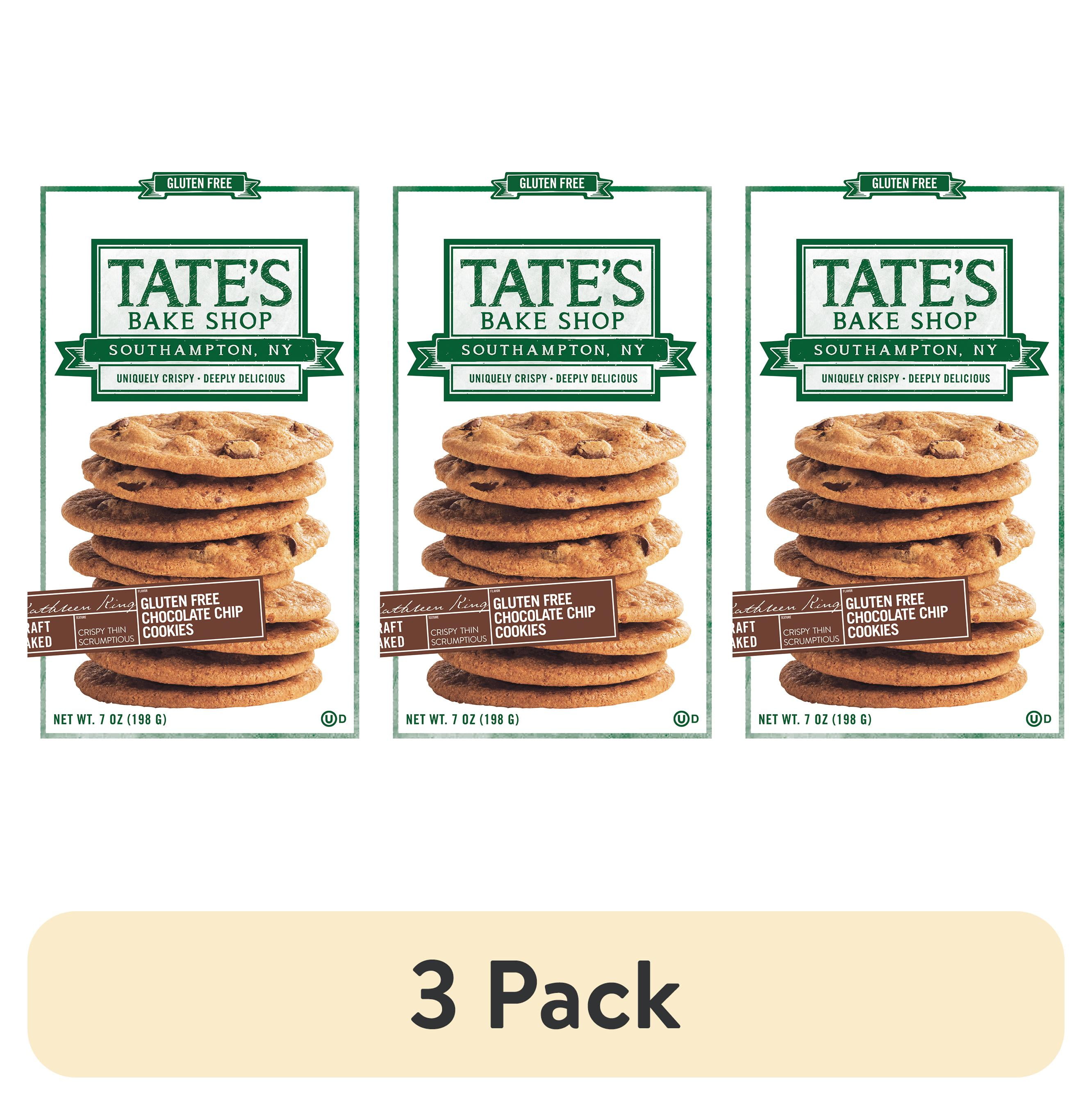 (3 pack) Tate's Bake Shop Gluten Free Chocolate Chip Cookies, Gluten ...