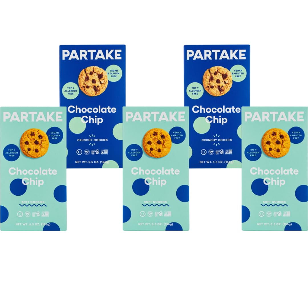 Gluten Free Chocolate Chip Lovers' Vegan Cookies MHD1by Partake - 5 ...