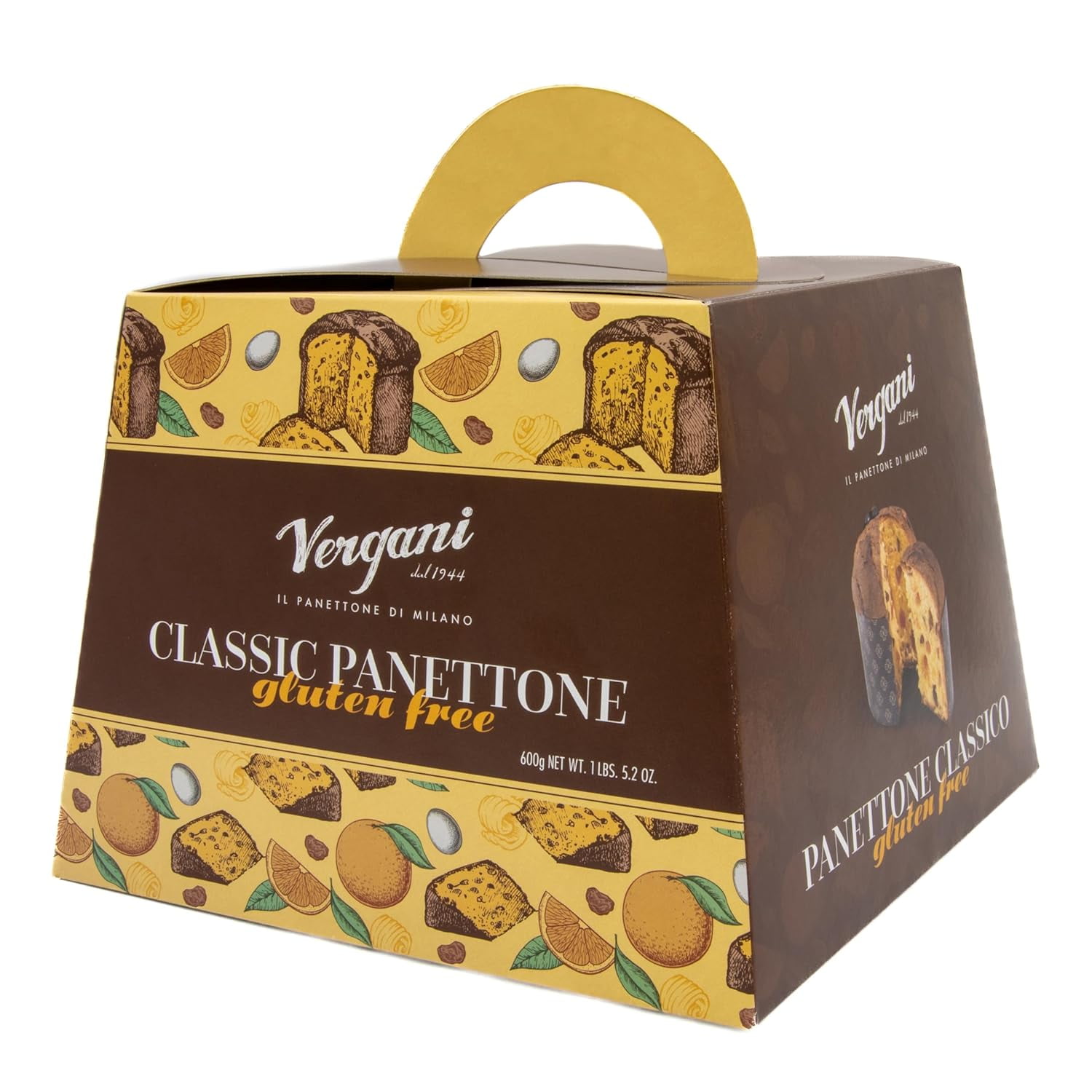 Gluten Free Classic Italian Panettone, Traditional Holiday Gift Cake in ...