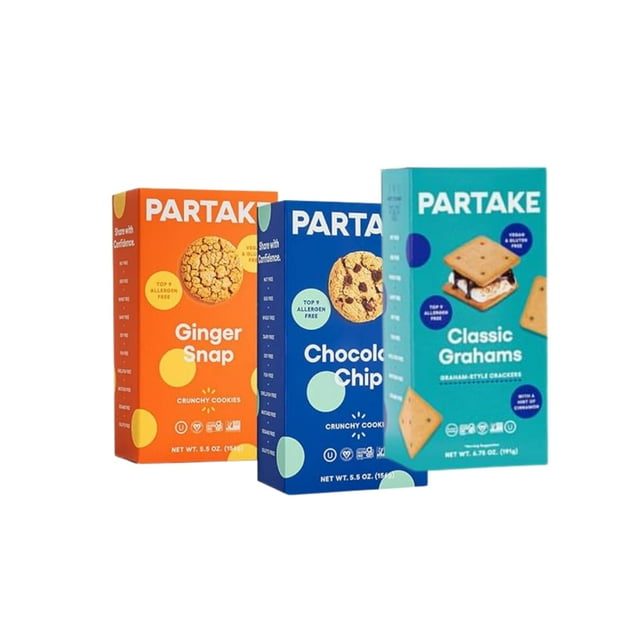 Gluten Free Crunchy Cookies IRF13 Variety Pack by Partake | Vegan ...