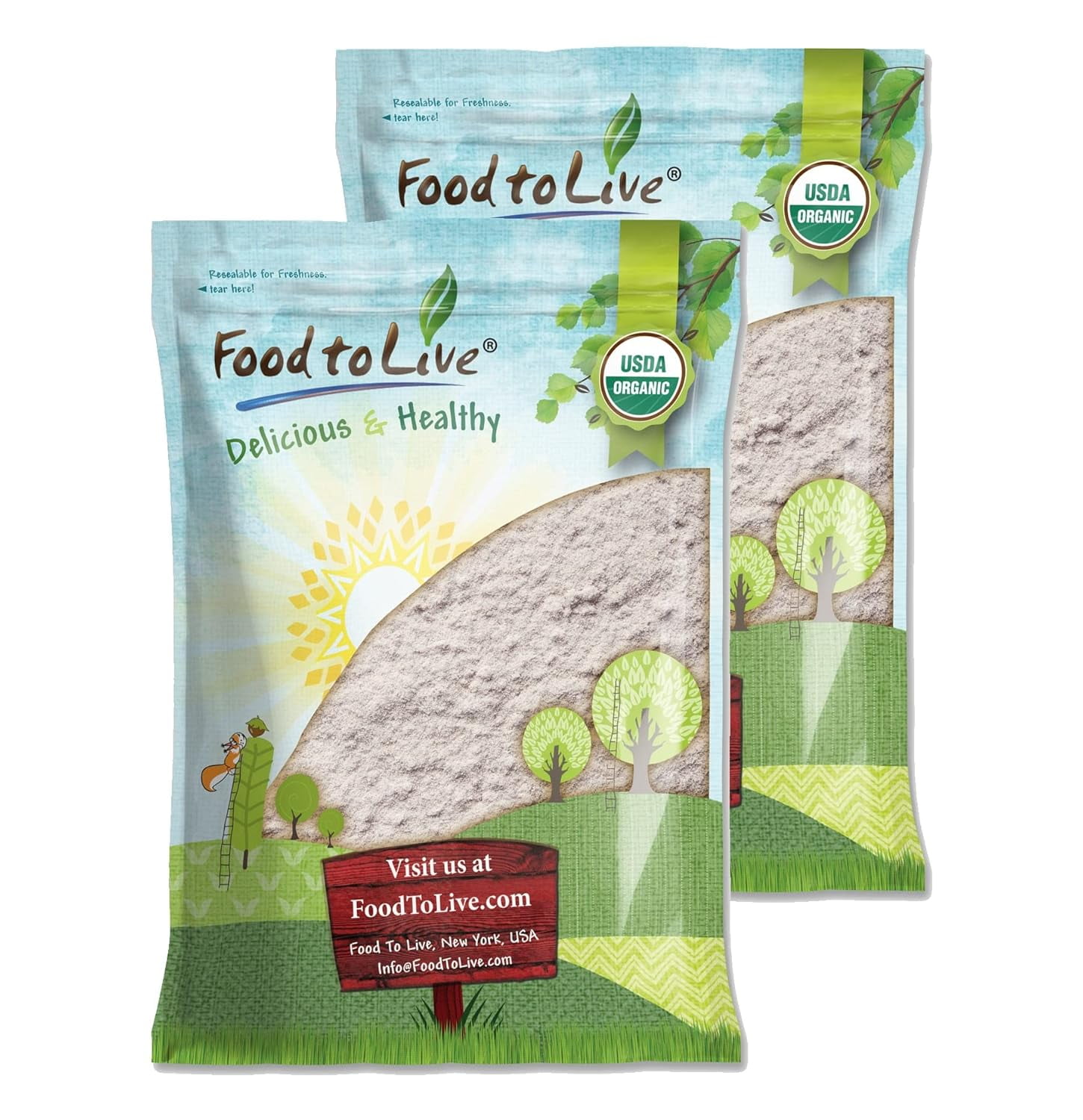 Gluten Free Organic Brown Rice Flour, 18 Pounds – Non-GMO Whole Grain ...