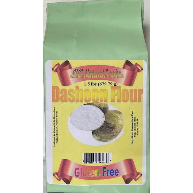 Gluten Free, Organic Dasheen (Taro) Flour (24 oz) - Walmart.com