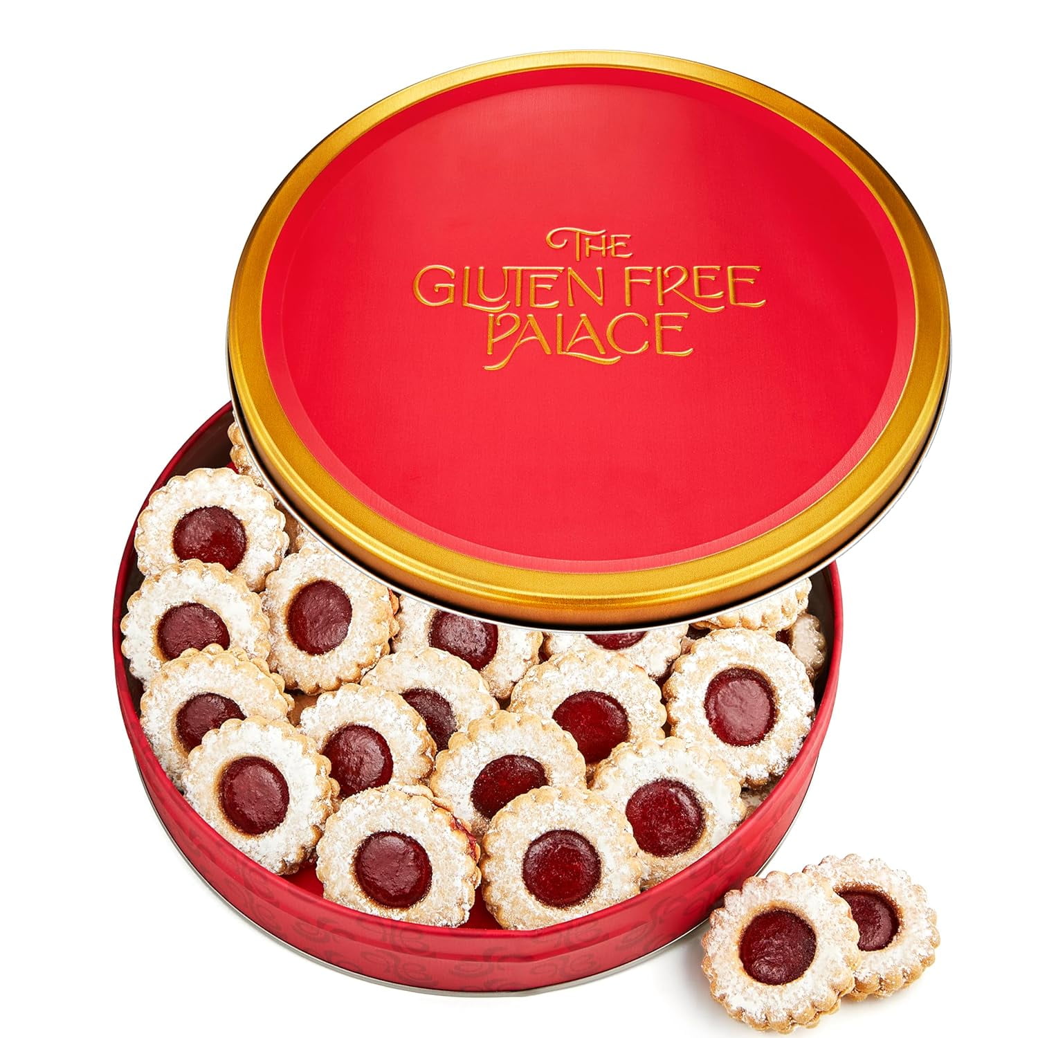 Gluten Free Palace Cookies Food Gift Baskets - Raspberry Linzer Tart ...