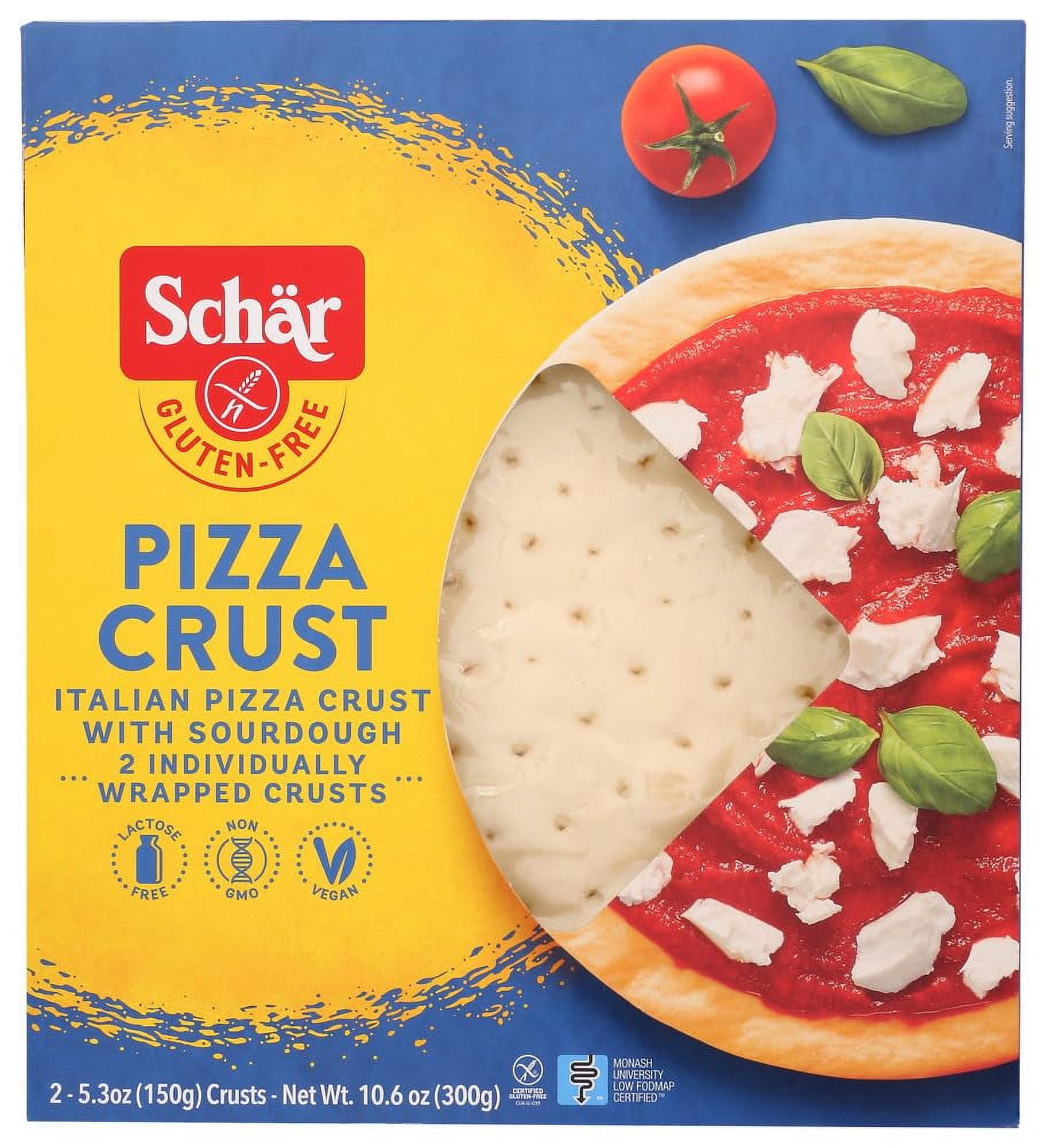 Gluten Pizza Crust Single Box (2 Crusts Per Box) - Walmart.com