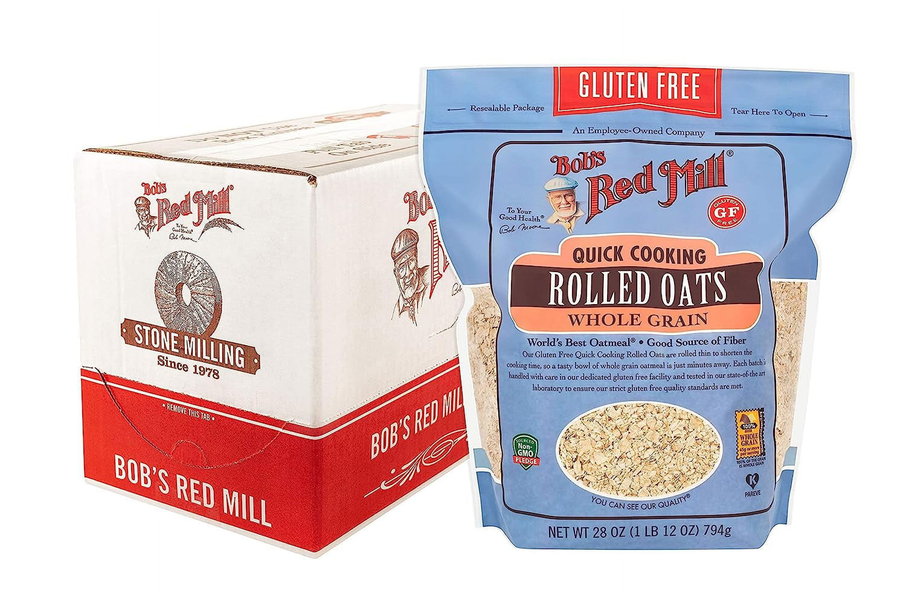 Gluten Free Quick Cooking Rolled Oats, 28-ounce (Pack of 4) - Walmart.com