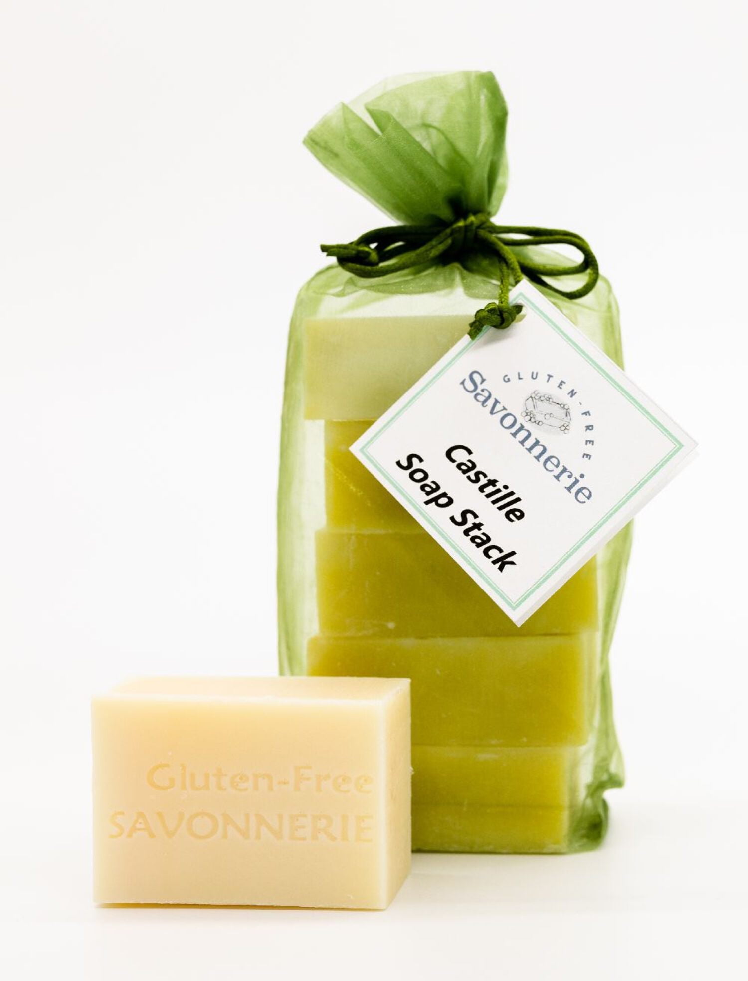 Gluten-Free Savonnerie Castille Bar Soap Stack of 5 - Walmart.com