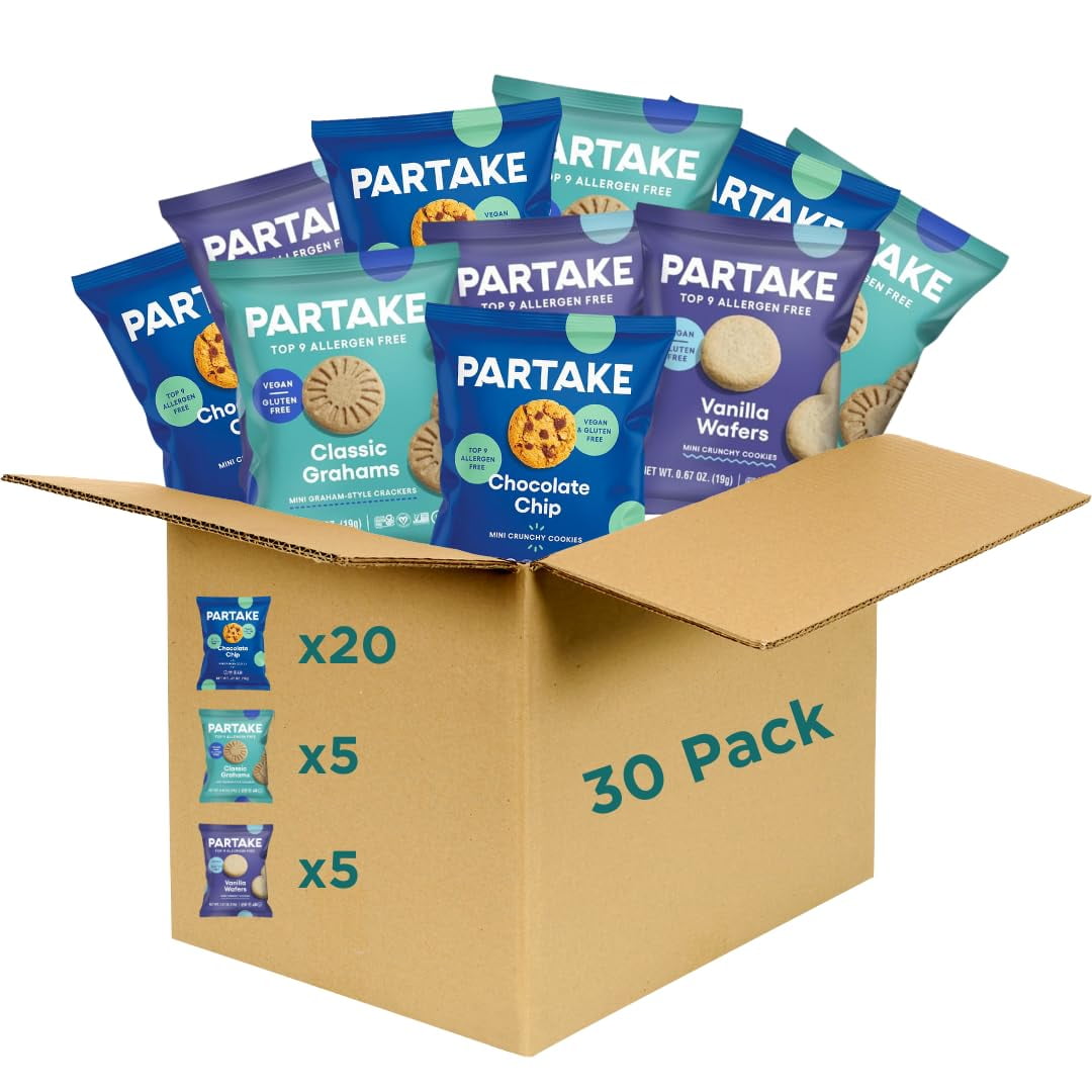 Gluten Free Variety Pack SBF3 by Partake | 10 Classic Cracker Snack ...