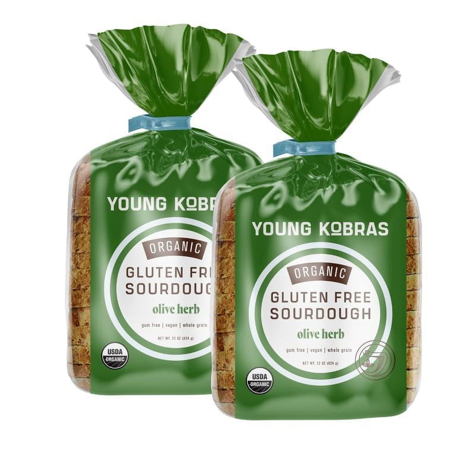 Gluten- Olive Herb Sourdough Bread (2-pack) - Allergen Friendly, Vegan ...