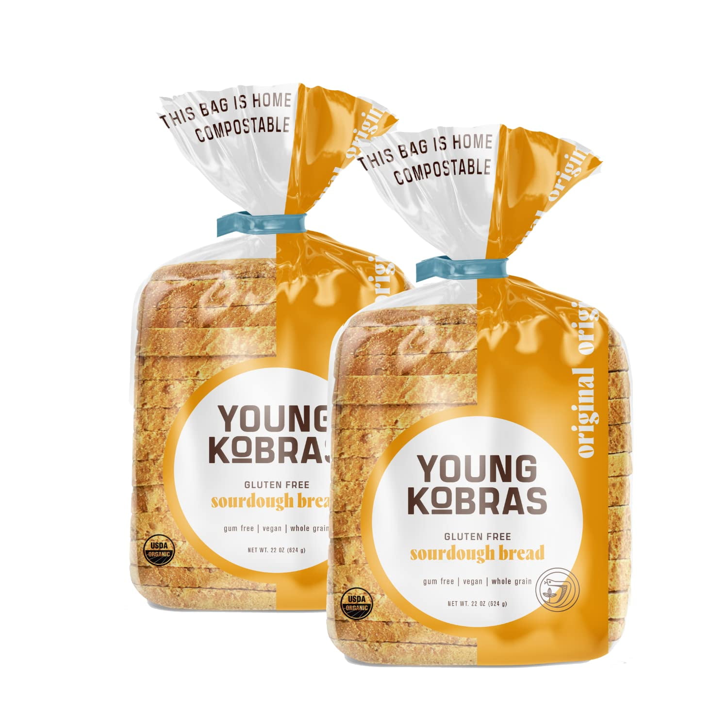 Gluten- Original Sourdough Bread (2-Pack) - Allergen Friendly, Vegan ...