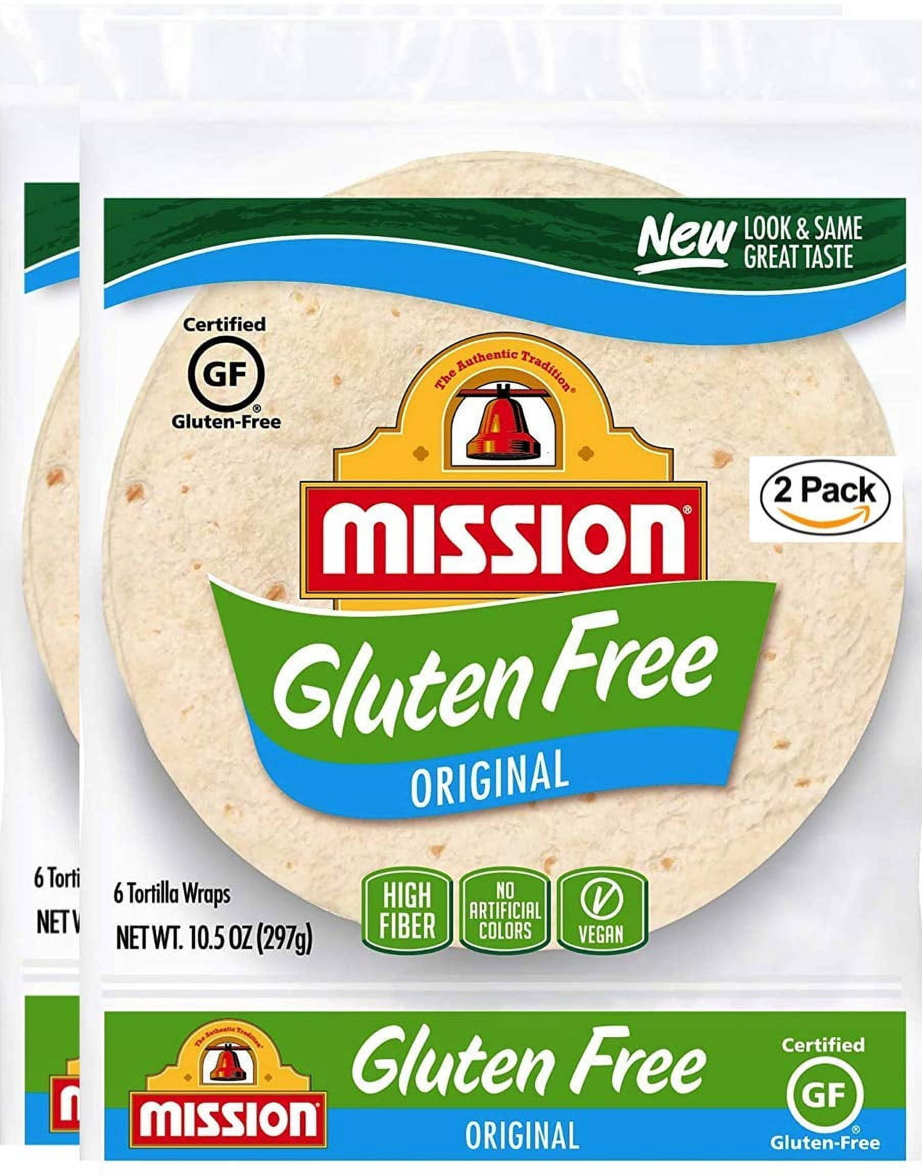 Gluten Soft Taco , Trans Fat , High Fiber, 6 Count - 2 Packs - Walmart.com