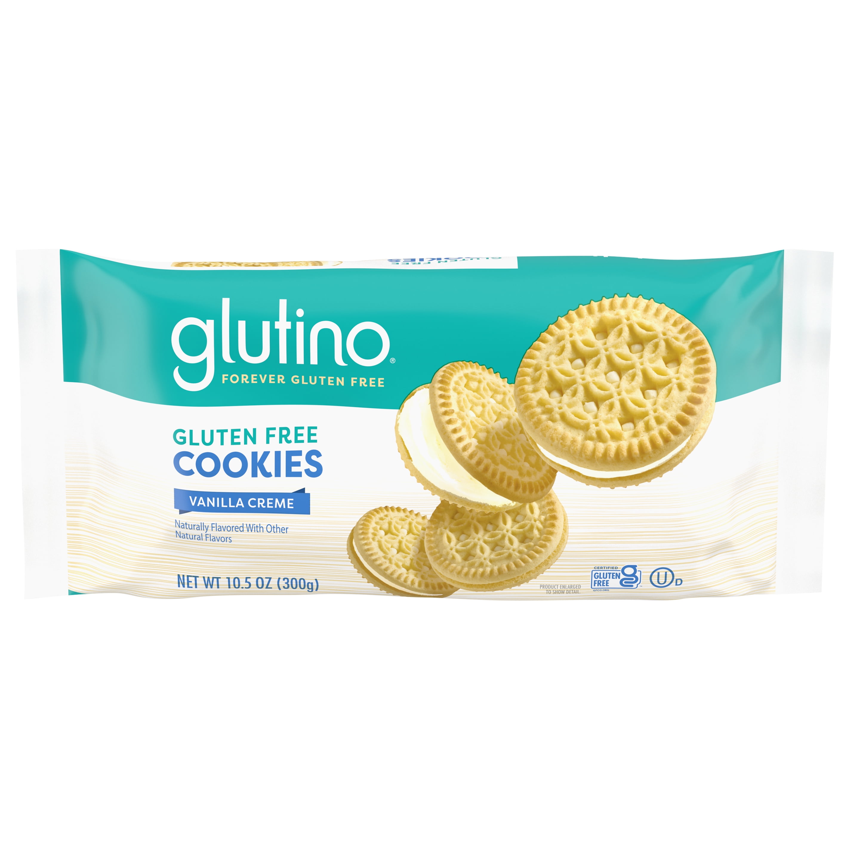 Glutino Cookie Vanilla Creme 10.5 oz (Pack Of 12) - Walmart.com