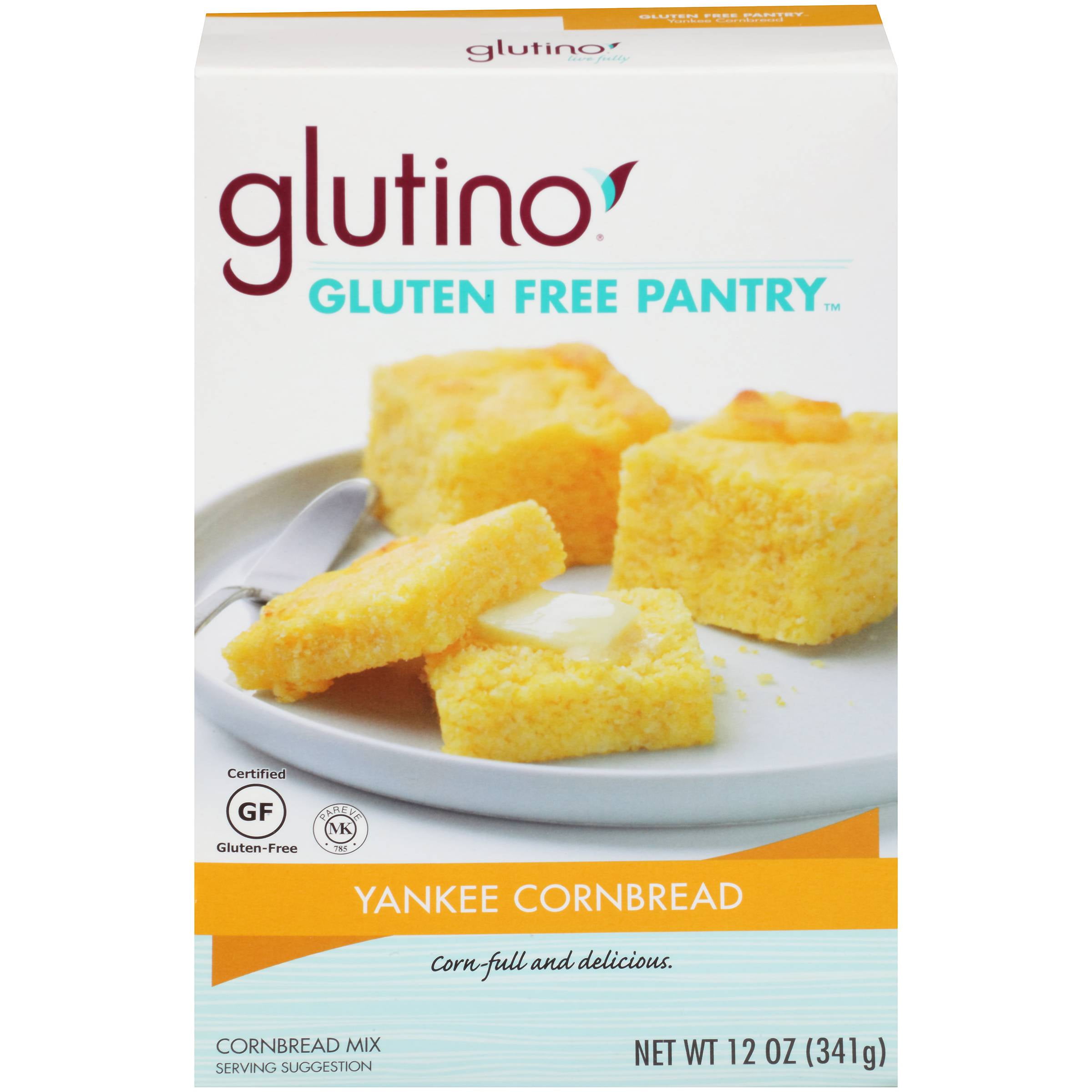 Glutino Gluten Free Pantry Yankee Cornbread Mix, 12-Ounce Boxes (Pack ...