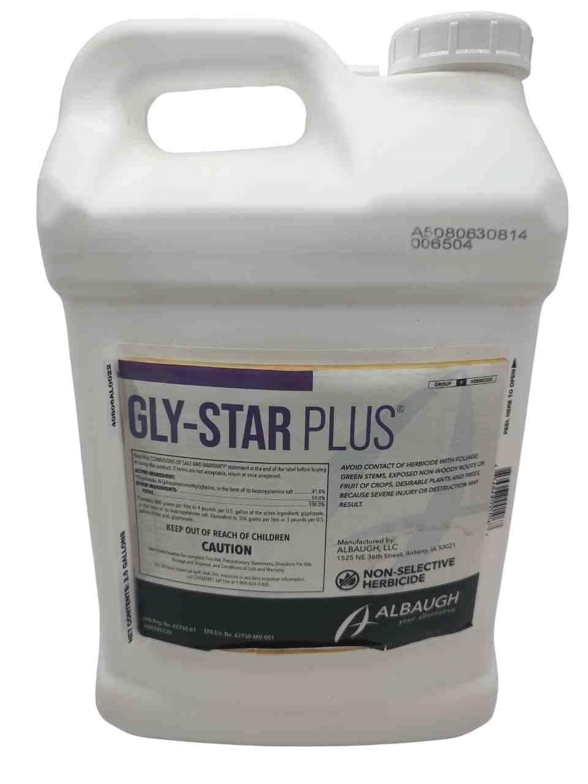 Gly Star Plus Herbicide (2.5 Gallons)- by Albaugh, 41% Glyphosate ...