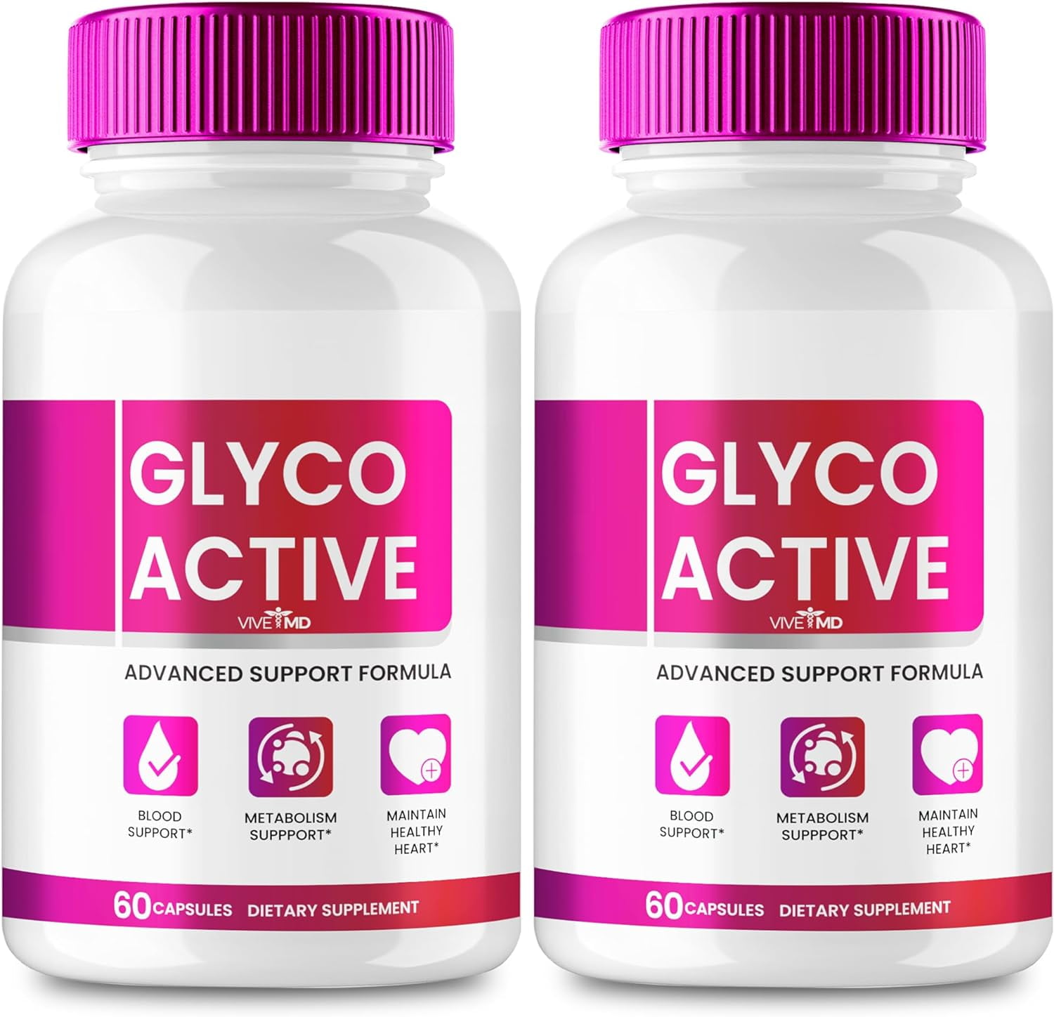 Glyco Active Capsules, GlucoActive Advanced Blood Formula Support ...