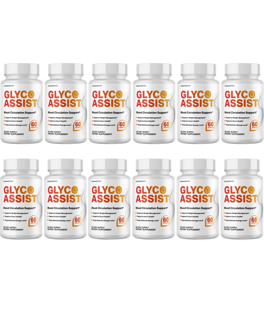 Glyco Assist Glycogen Support Capsules, Advanced Blood Formula 12 ...