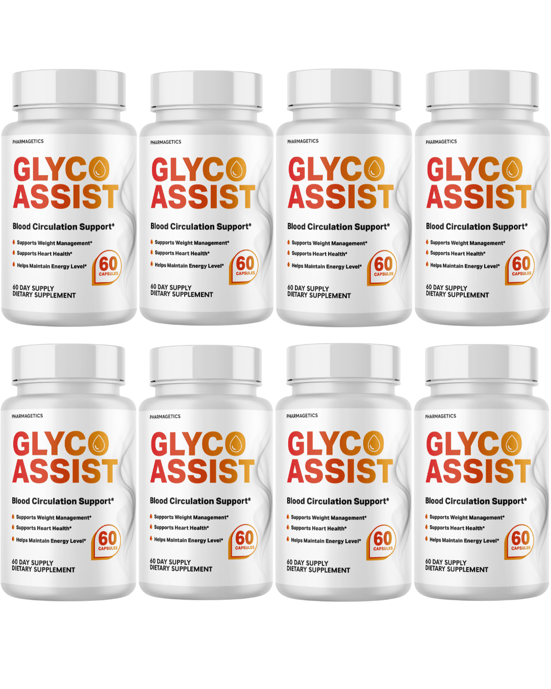 Glyco Assist Glycogen Support Capsules, Advanced Blood Formula 8 ...