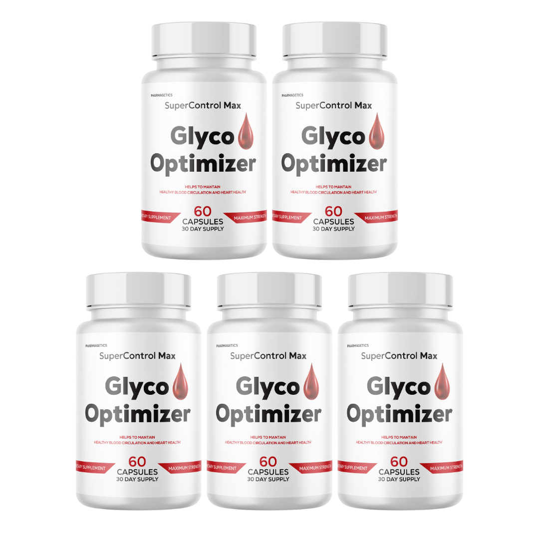Glyco Optimizer Healthy Blood Circulation & Heart Health 5 Bottles 300 ...