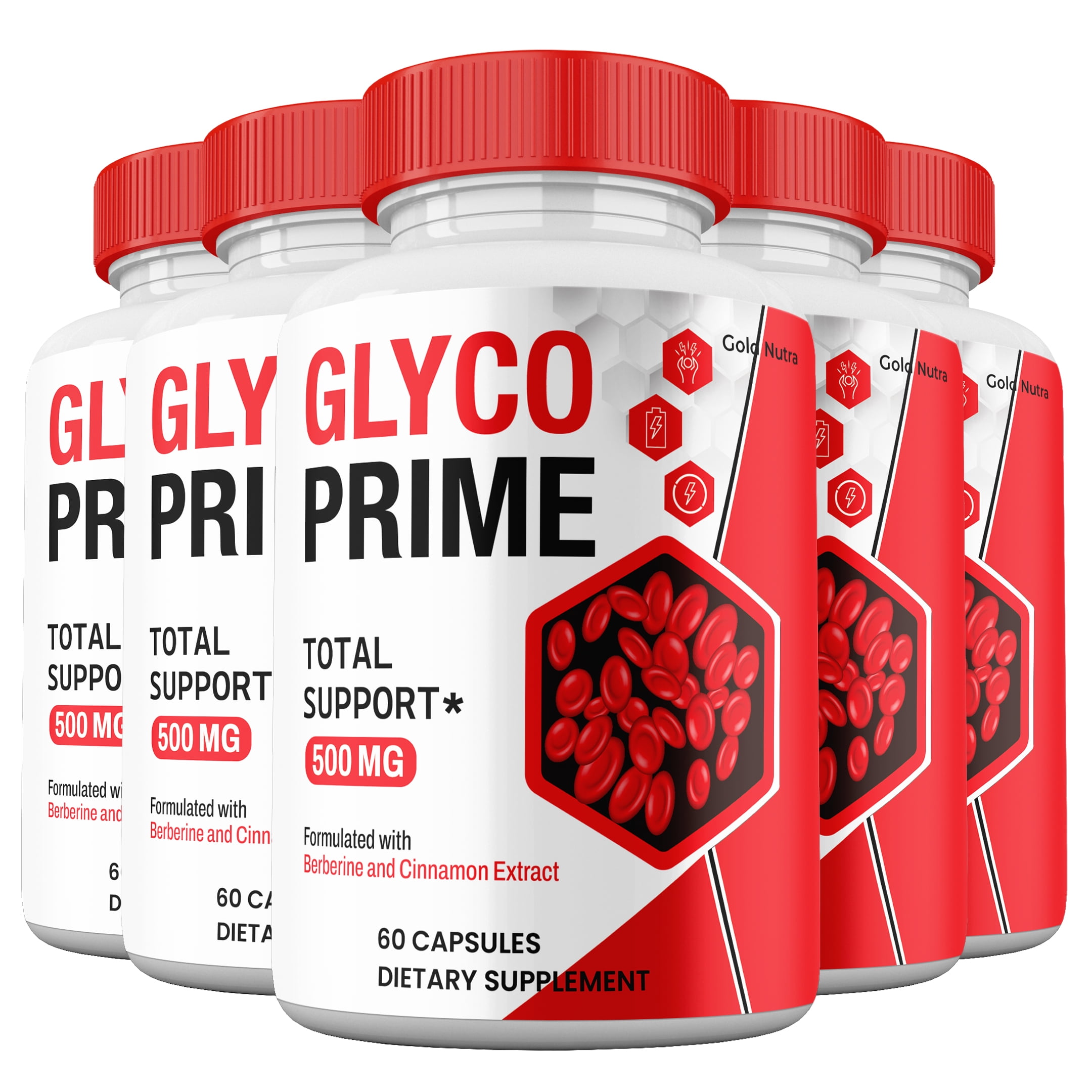 Glyco Prime Capsules, GlycoPrime Pills Blood Support Supplement Maximum ...