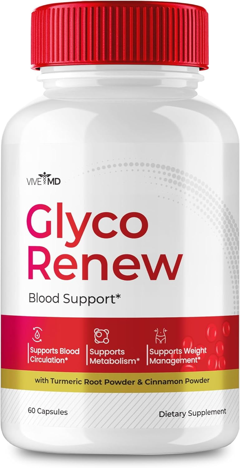 Glyco Renew Blood Support Formula Supplement Pills, GlycoRenew Capsules ...
