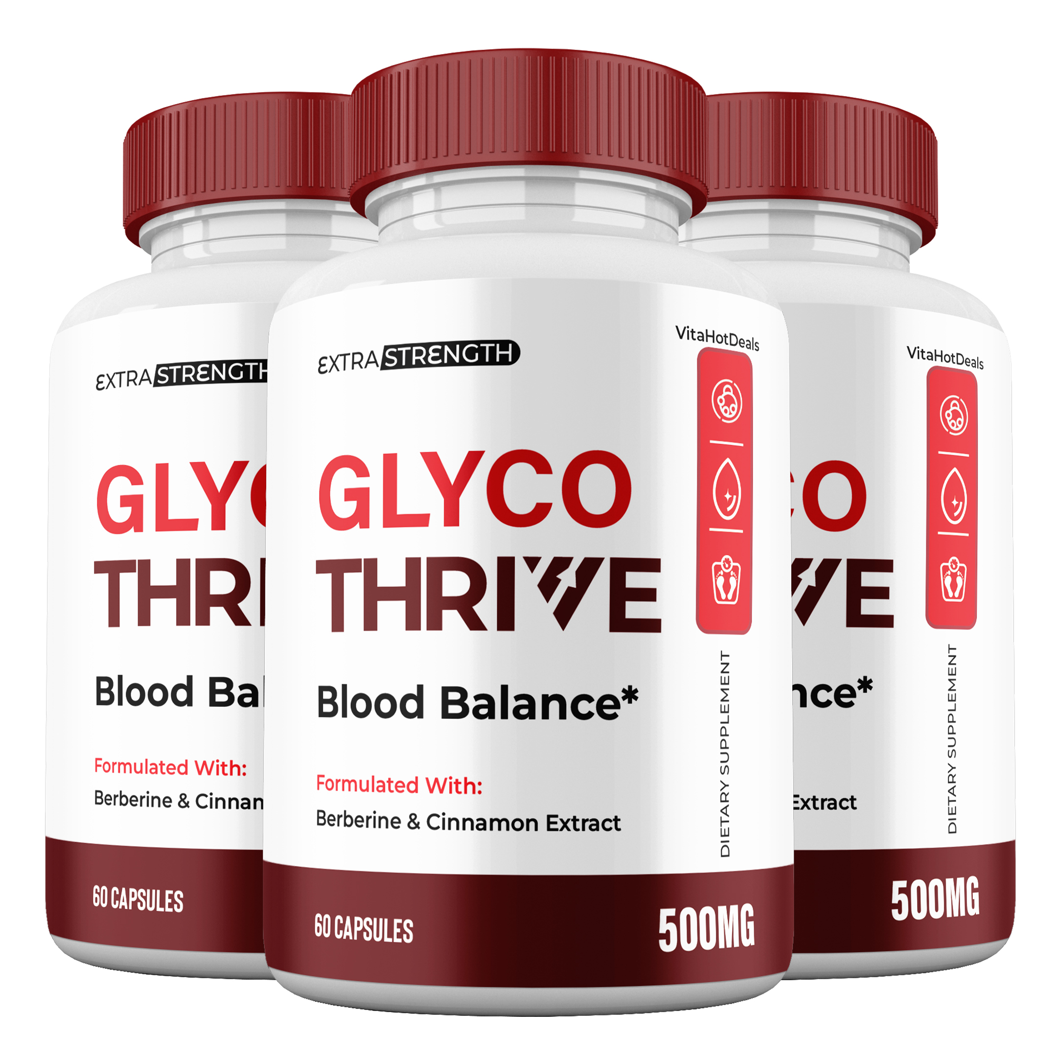 Glyco Thrive Balance Capsules, All Natural Premium Ingredients, Glyco ...