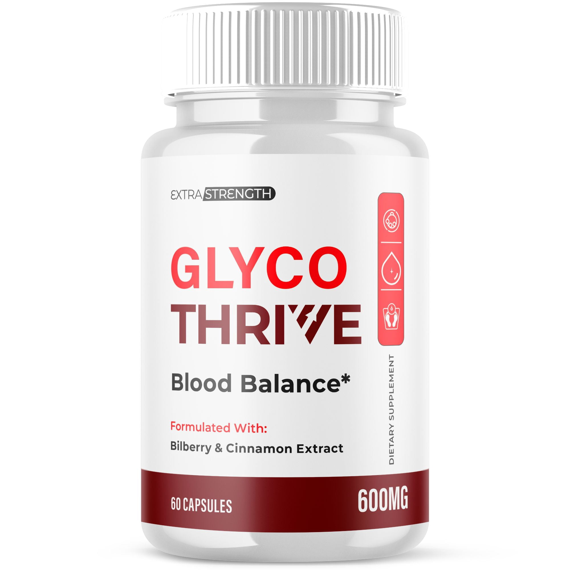 Glyco Thrive Blood Support Pills Advanced Formula Vitamin Supplement ...