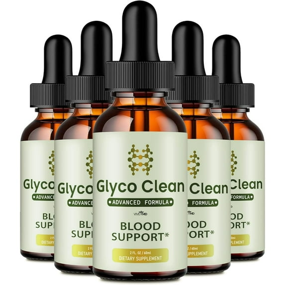 VIVE MD GlycoClean Drops, Advanced Blood Formula, Extra Strength Herbal ...