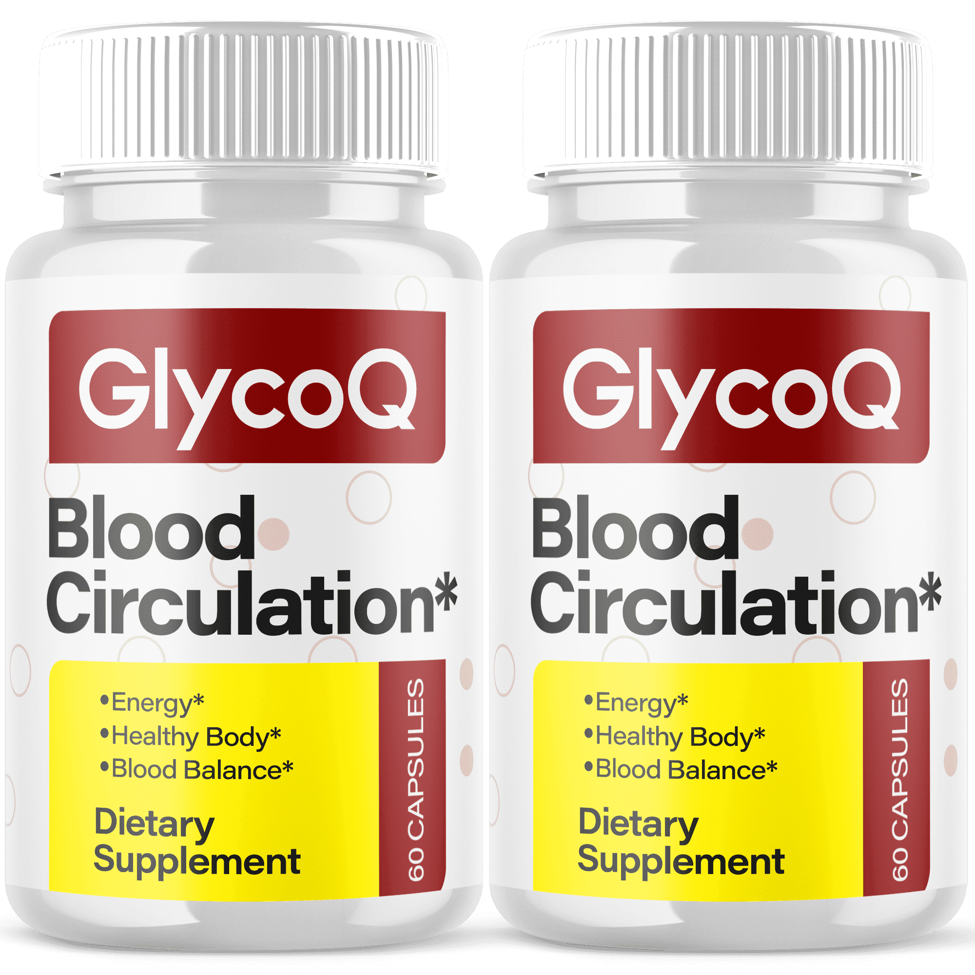 GlycoQ Blood Support Pills Advanced Formula Vitamin Supplement Glyco Q ...