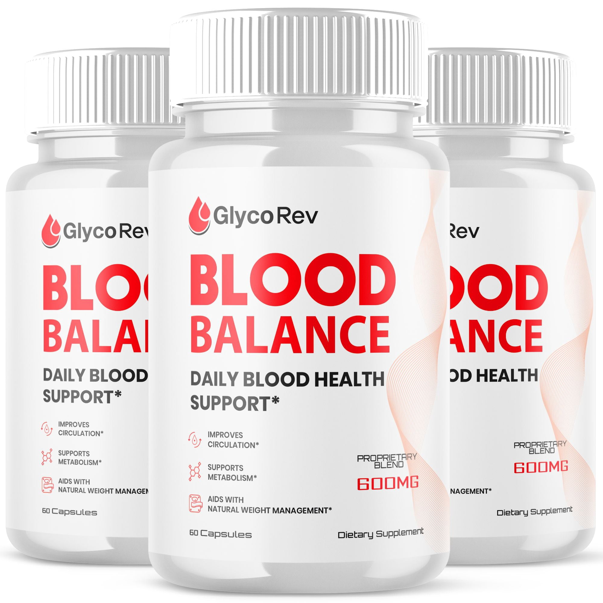 GlycoRev Blood Balance Support Pills Advanced Formula Vitamin ...