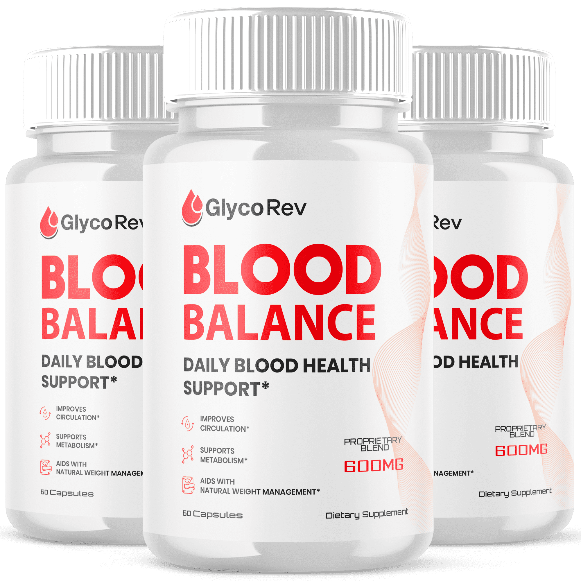GlycoRev Blood Balance Support Pills Advanced Formula Vitamin ...