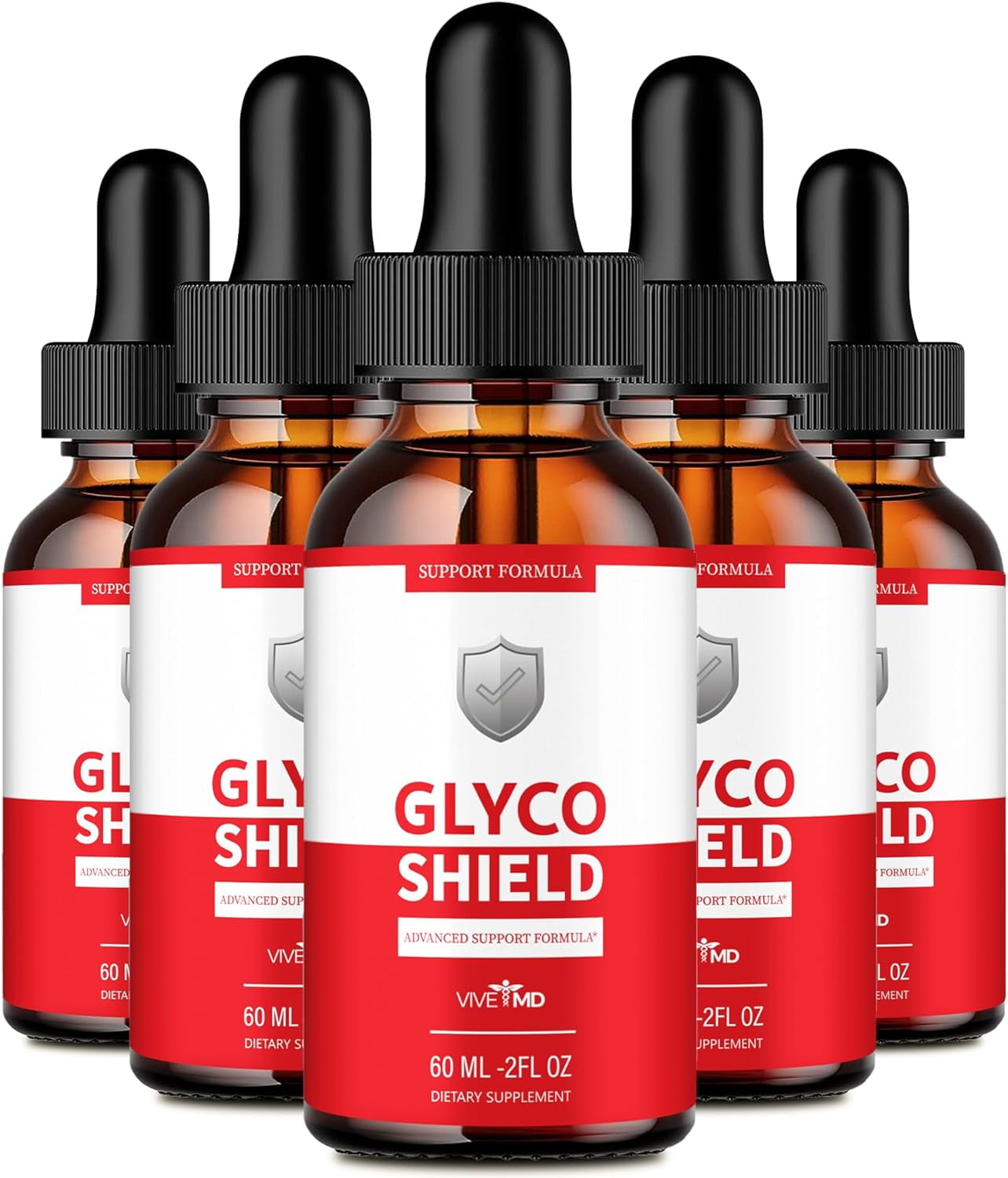 GlycoShield Drops Advance Blood Formula Support Supplement (5 Pack ...