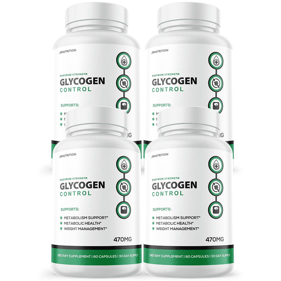 Glycogen Control Blood Capsules, Blood Sugar Control Pills -4 Bottles ...