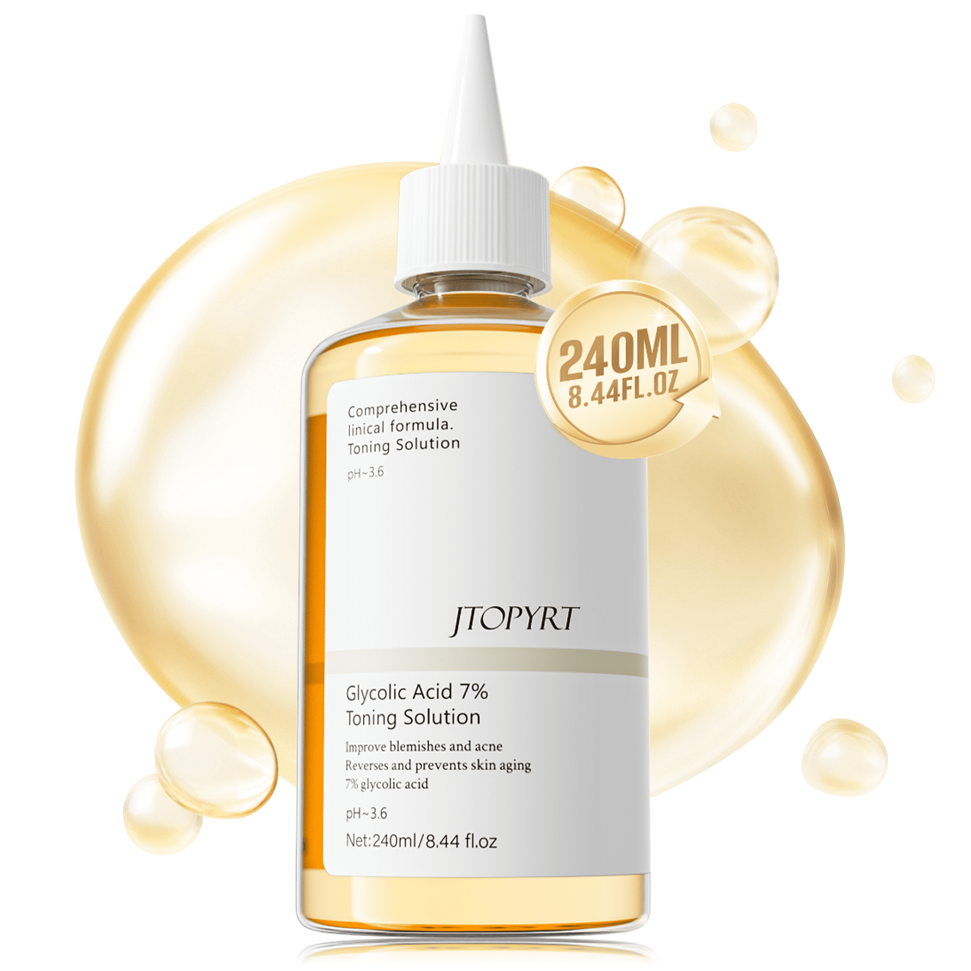 Glycolic Acid 7% Exfoliating Toner 240ml Gently Reveals Smoother ...