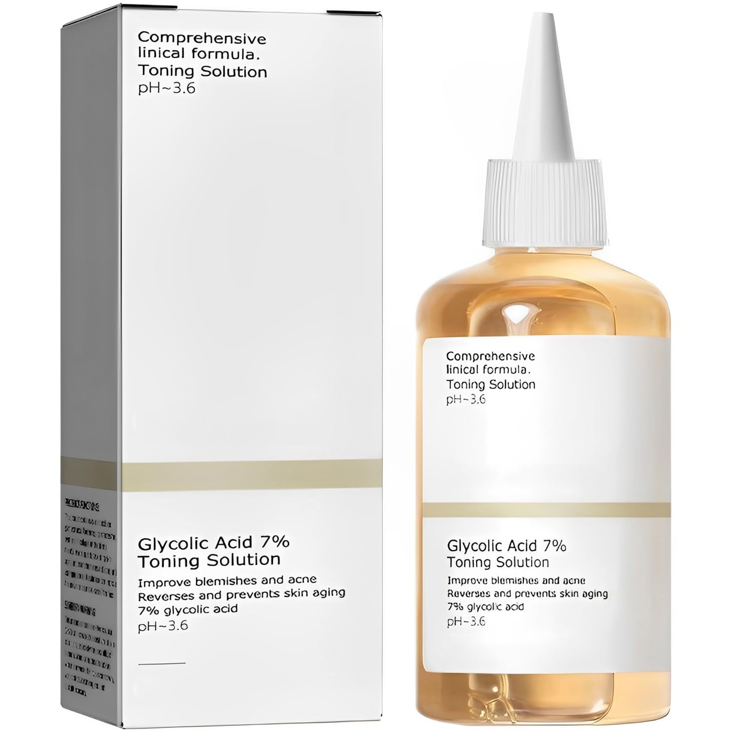 Glycolic Acid 7% Exfoliating Toner,Glycolic Acid 7% Toning Resurfacing Solution KeepThe Skin ...