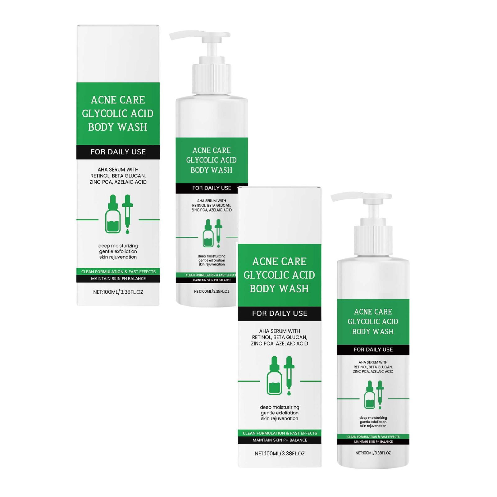 Glycolic Acid + Lactic Acid Exfoliating Body Wash Gel | KP Bump Eraser ...