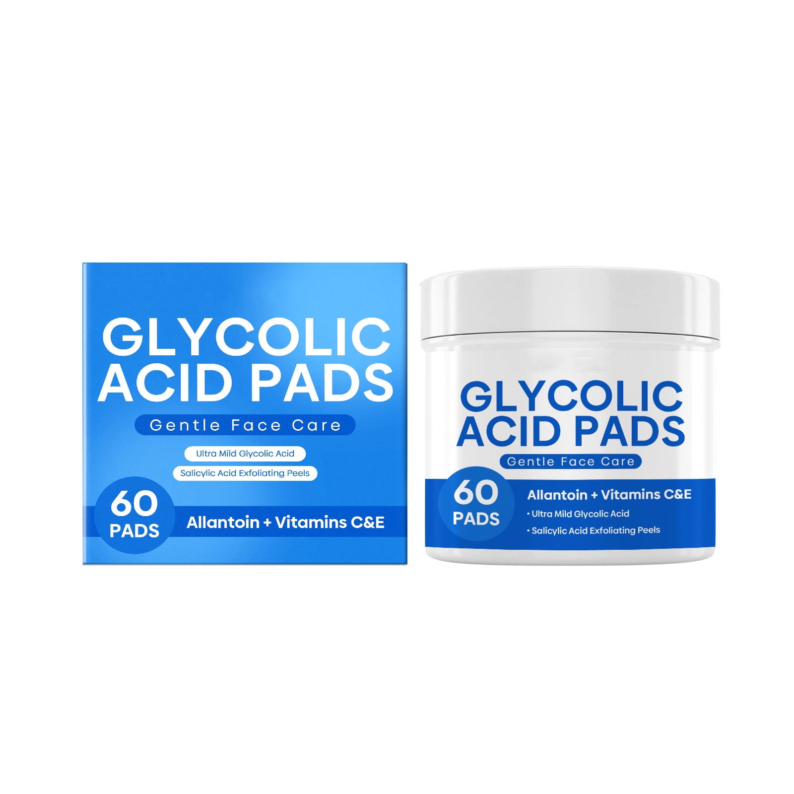 Glycolic Acid Pads 60 Count - Walmart.com