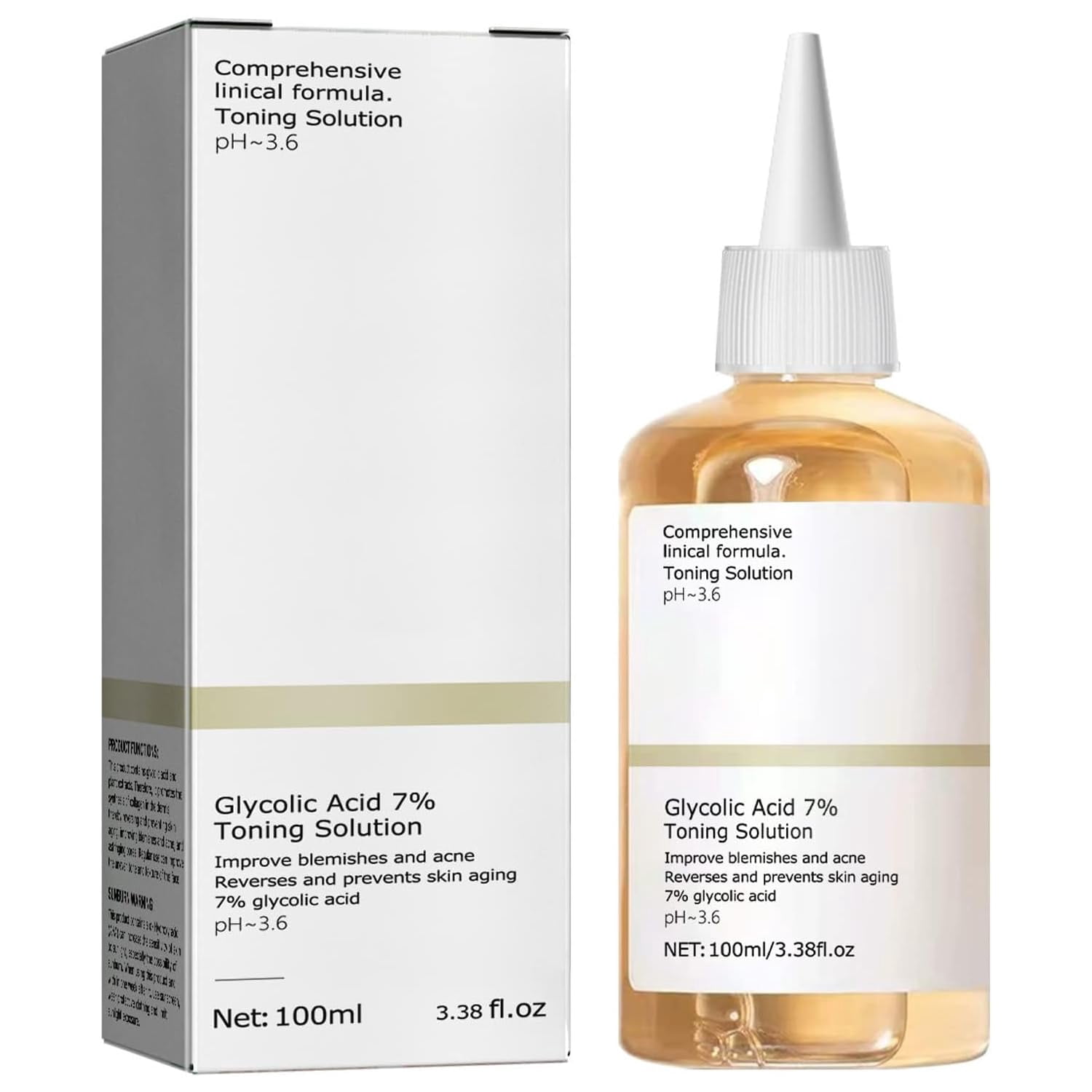 Glycolic Acid Toning Solution, SAF21 Glycolic Acid 7% Toner, Glycolic ...