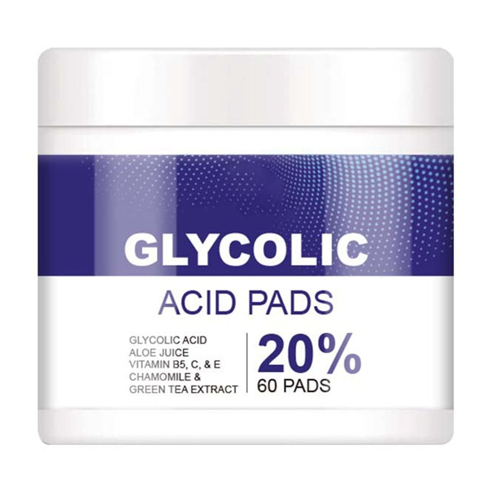 Glycolic Cleansing Pads 60pcs Exfoliate To Reduce Marks And Fine Lines ...