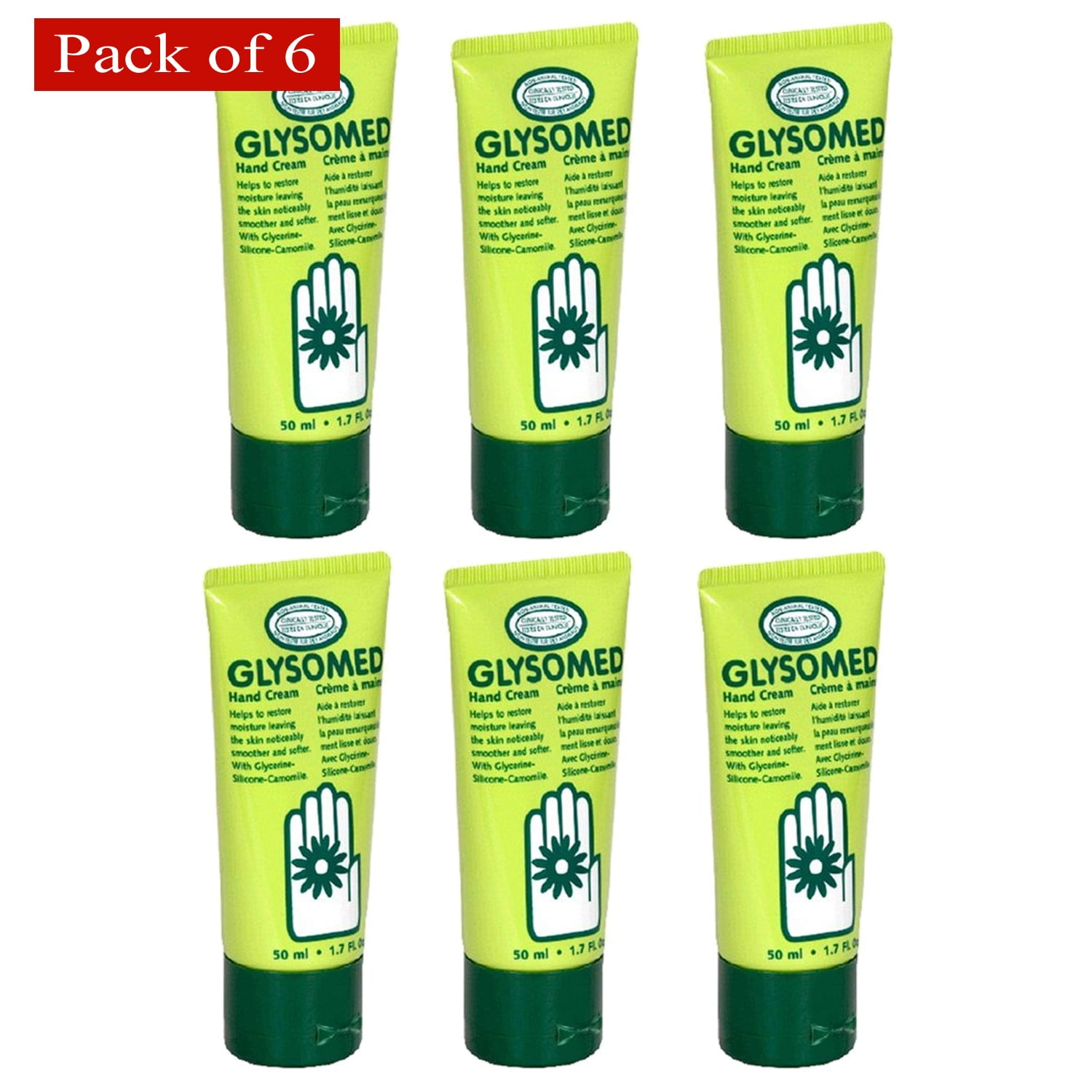 Glysomed Hand Cream, 1.7-Ounce Tubes (Pack of 6) - Walmart.com
