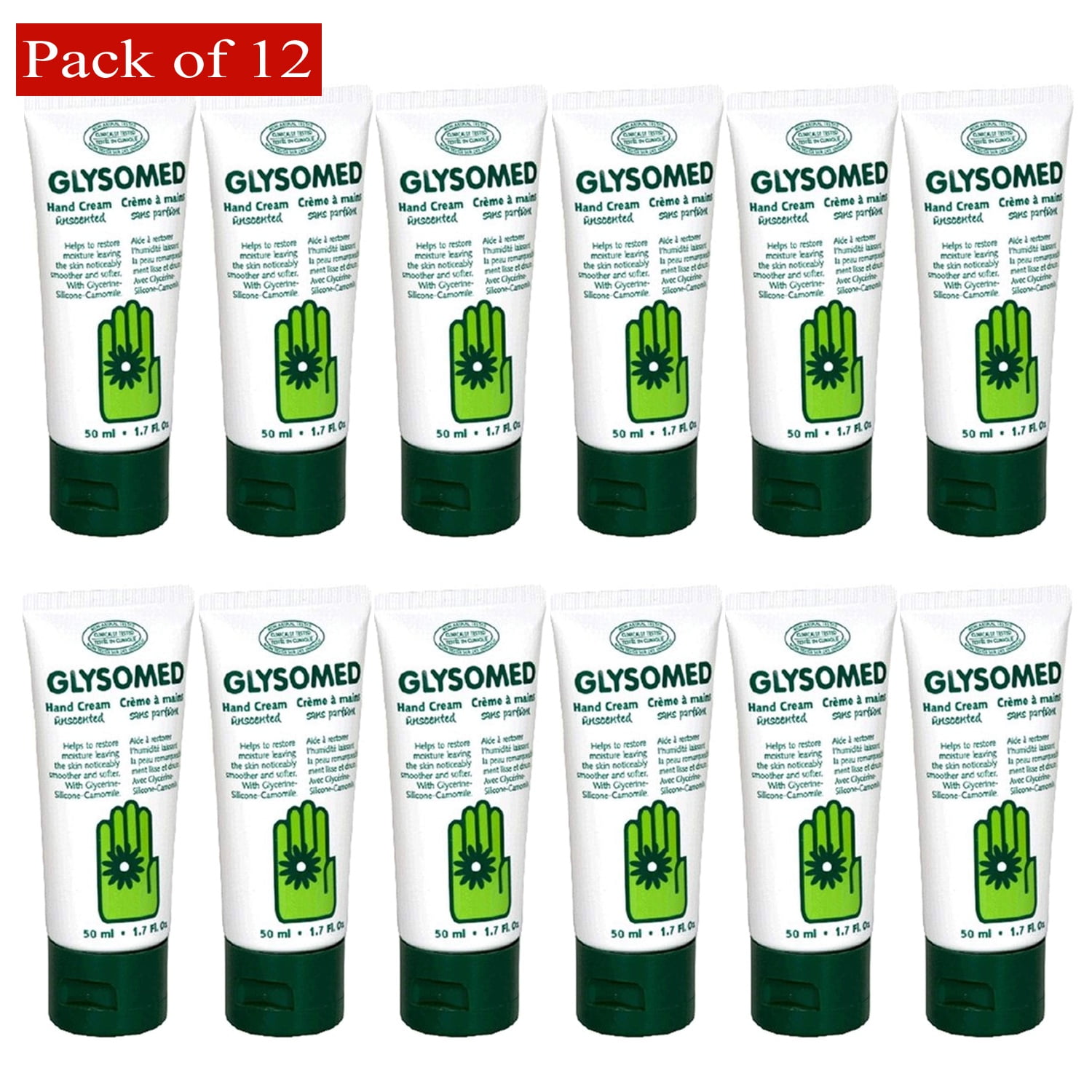 Glysomed Hand Cream, Unscented, 1.7-Ounce Tubes (Pack of 12) - Walmart.com