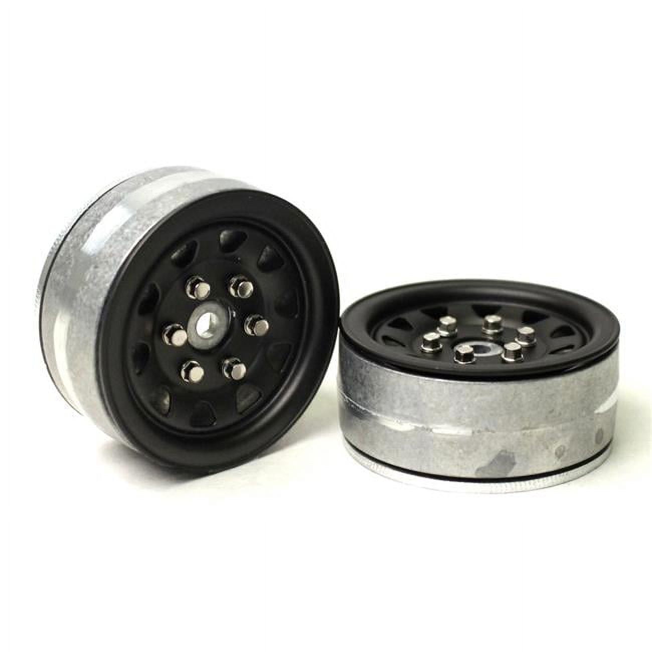 Gmade GMA70494 1.9 in. SR04 Beadlock Wheels, Matt Black - Walmart.com