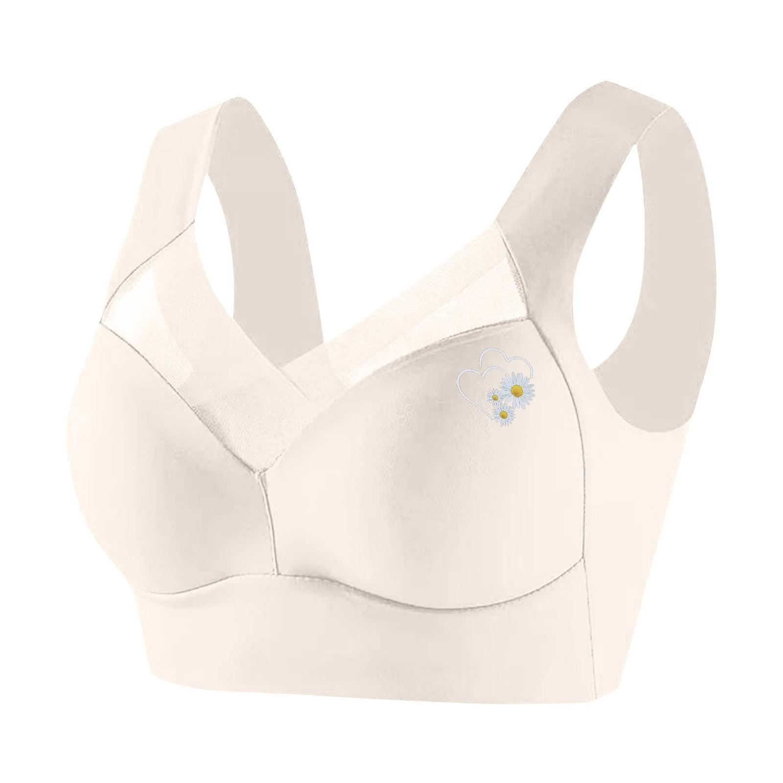 Gmluru Bras for Women Large Bust Adjustable Bra, Daily Bra,Large-Sized ...