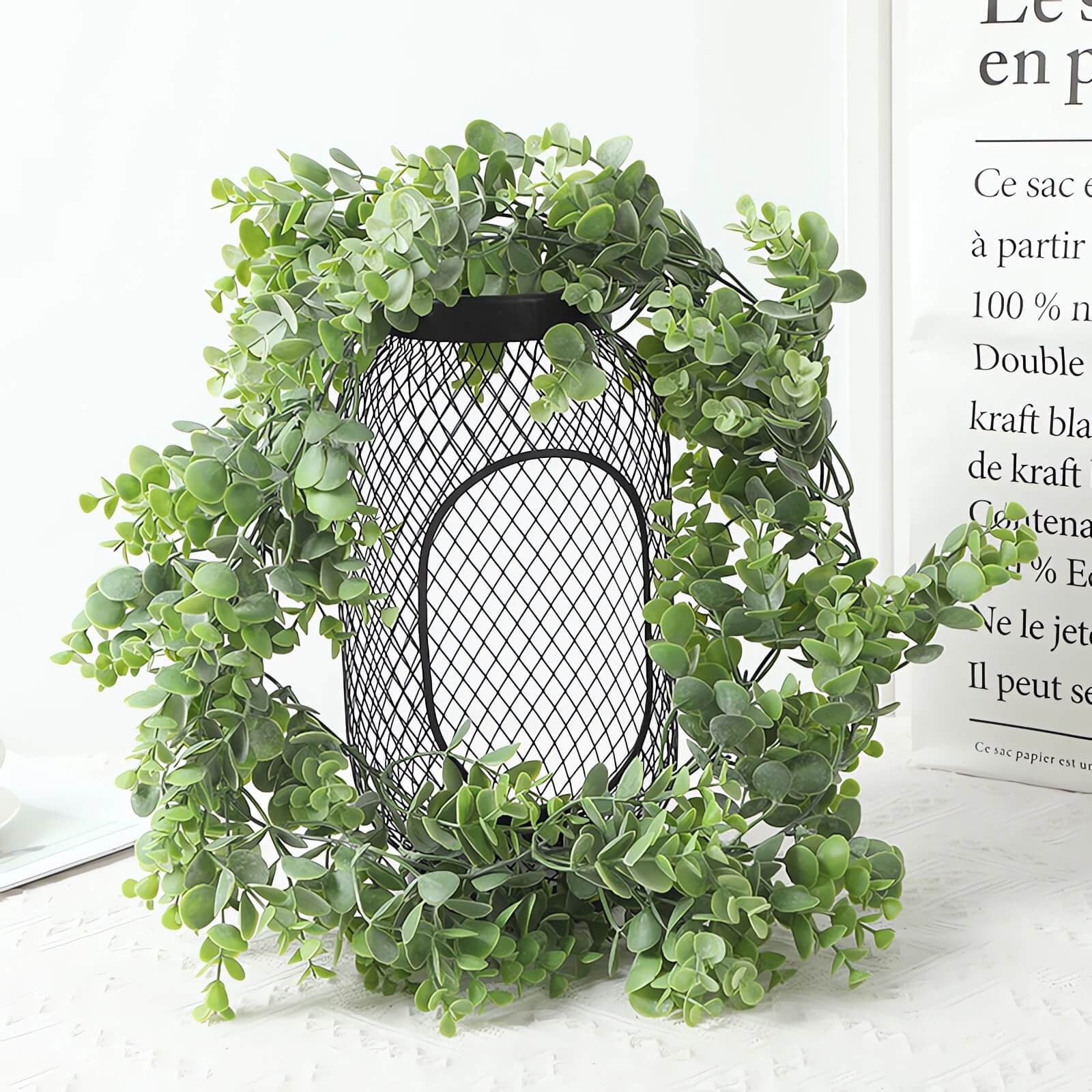 Gmogad 6FT Artificial Eucalyptus Vine - Realistic Fake Greenery Garland ...