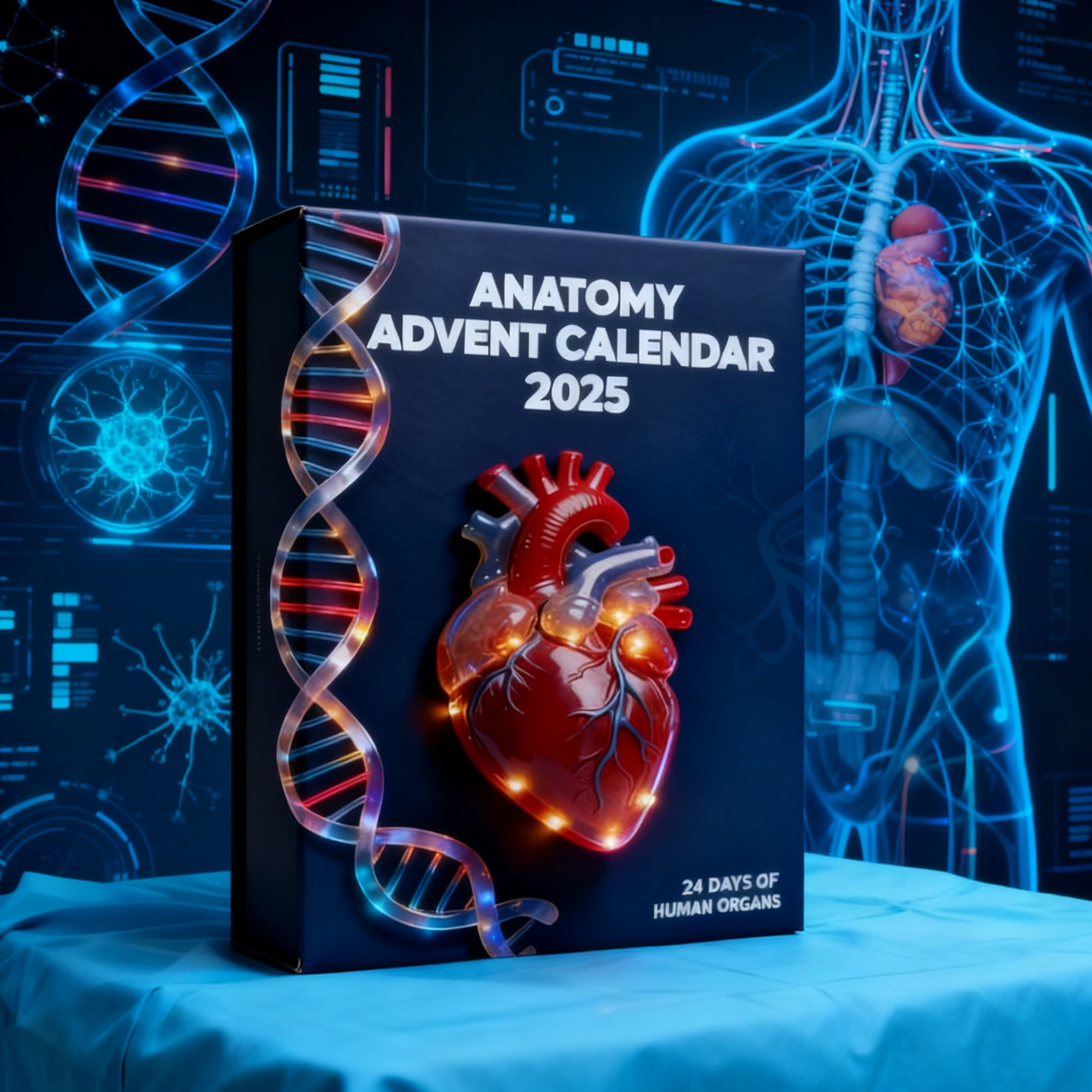 Gmogad Anatomy Advent Calendar 2025 Human Organ Miniatures Science ...