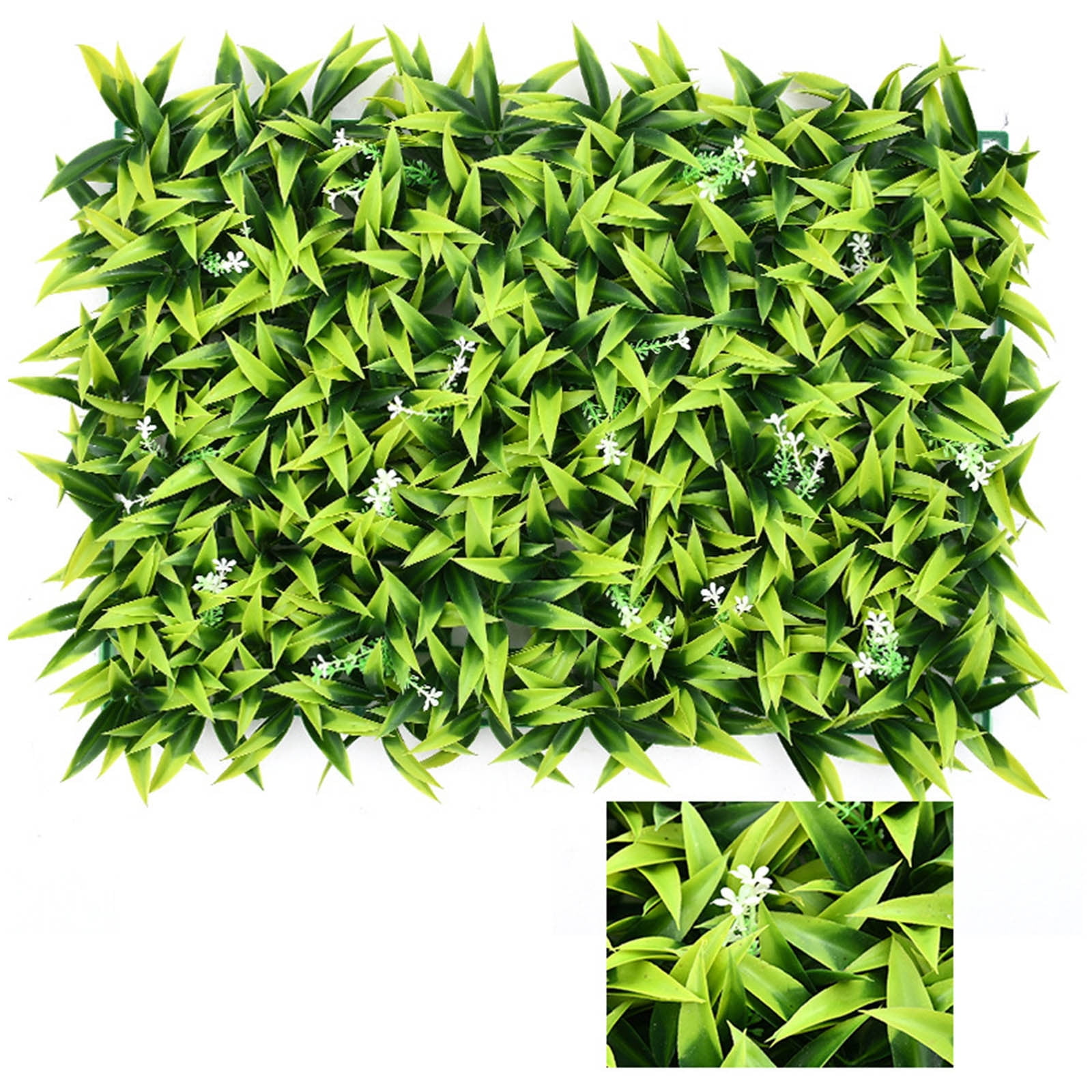 Gmogad Artificial Green Plant Wall Panel, Simulation Boxwood Hedge for ...