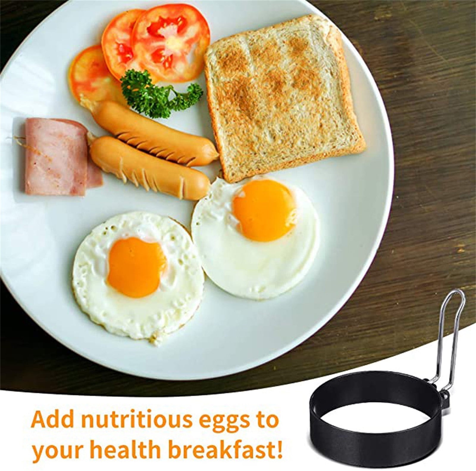 Gmogad Egg Rings, 3'', Nonstick, Professional and Large, Stainless ...